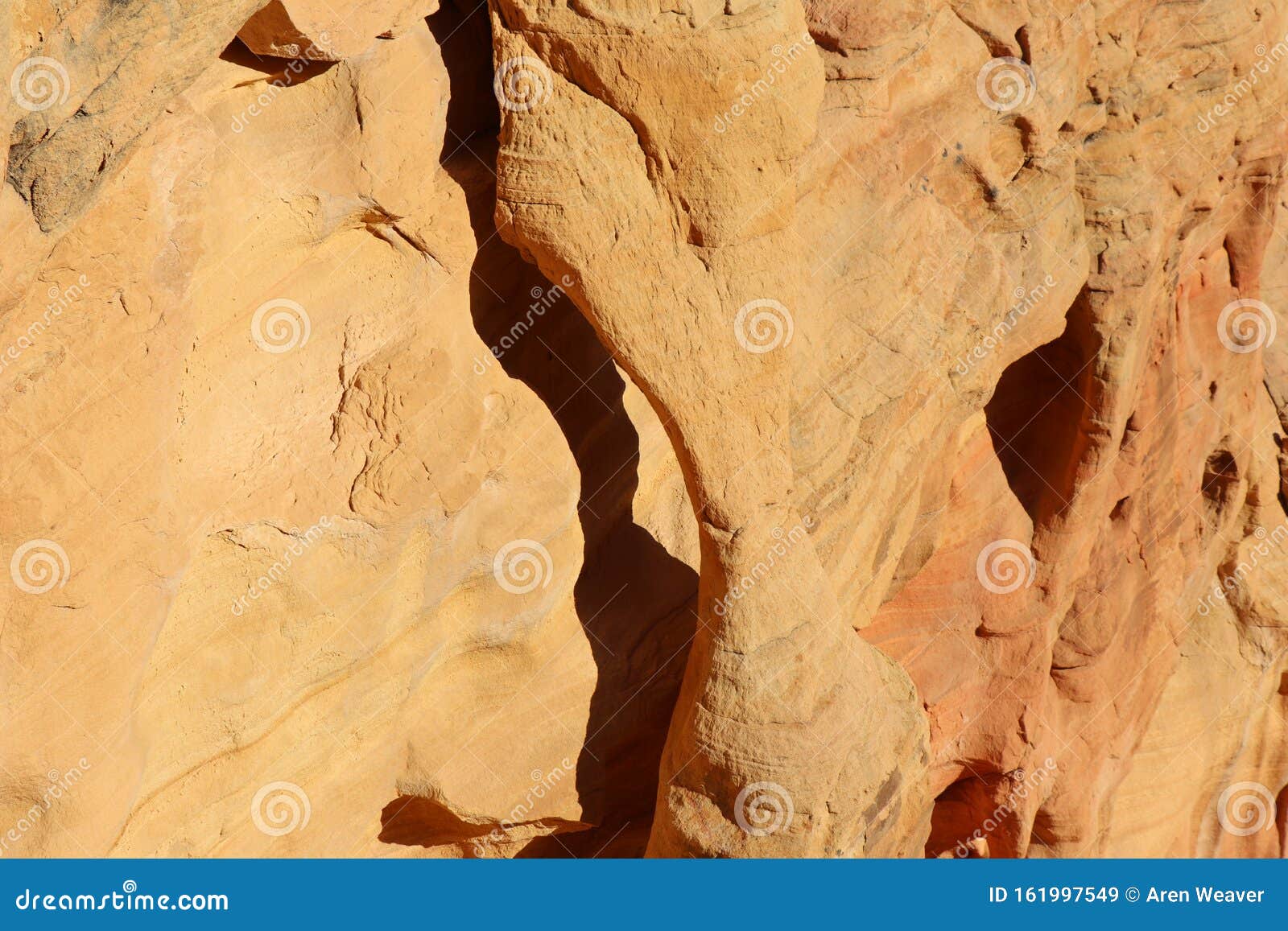 A Summer Close Up of a Valley of Fire Mountain Stock Image - Image of ...