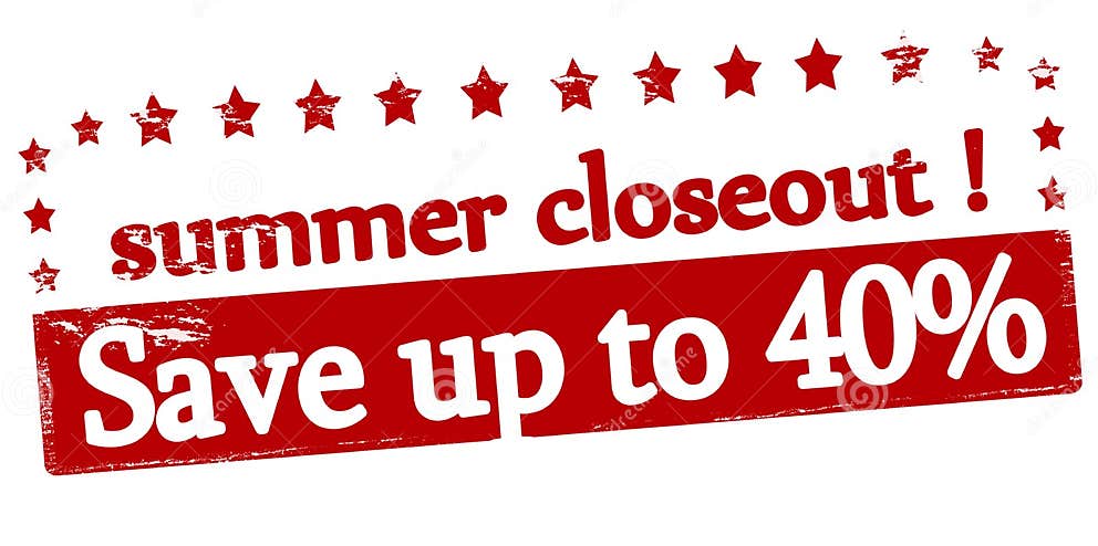 Summer closeout stock illustration. Illustration of closeout - 82296565