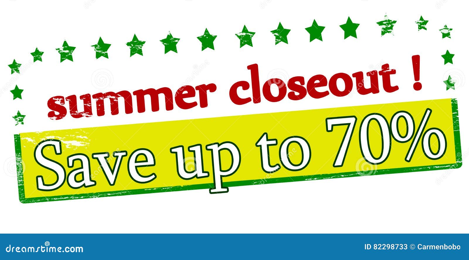 Summer closeout stock illustration. Illustration of closeout - 82298733