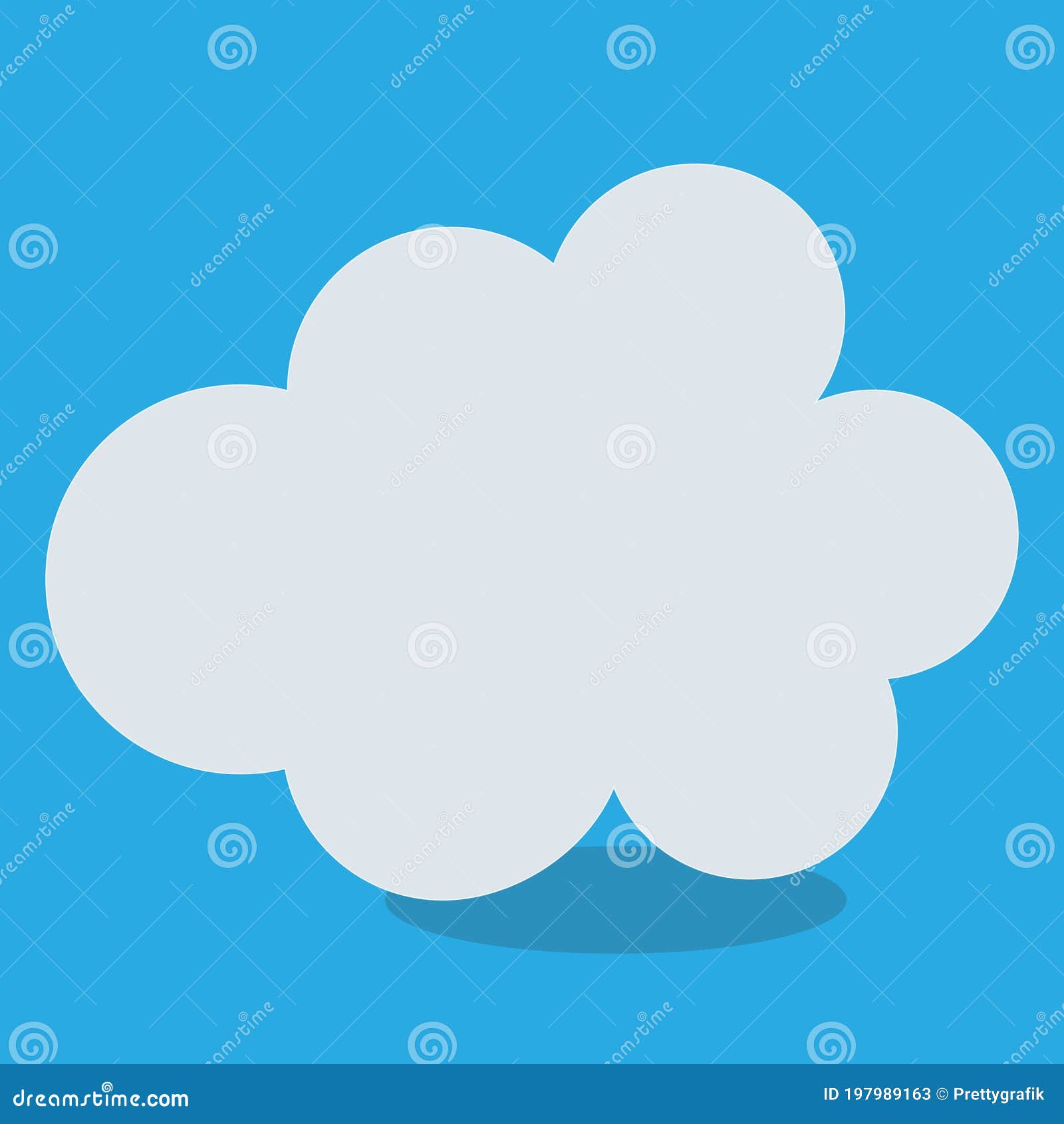 Summer Cloud 07 Vector Illustration | CartoonDealer.com #197989160