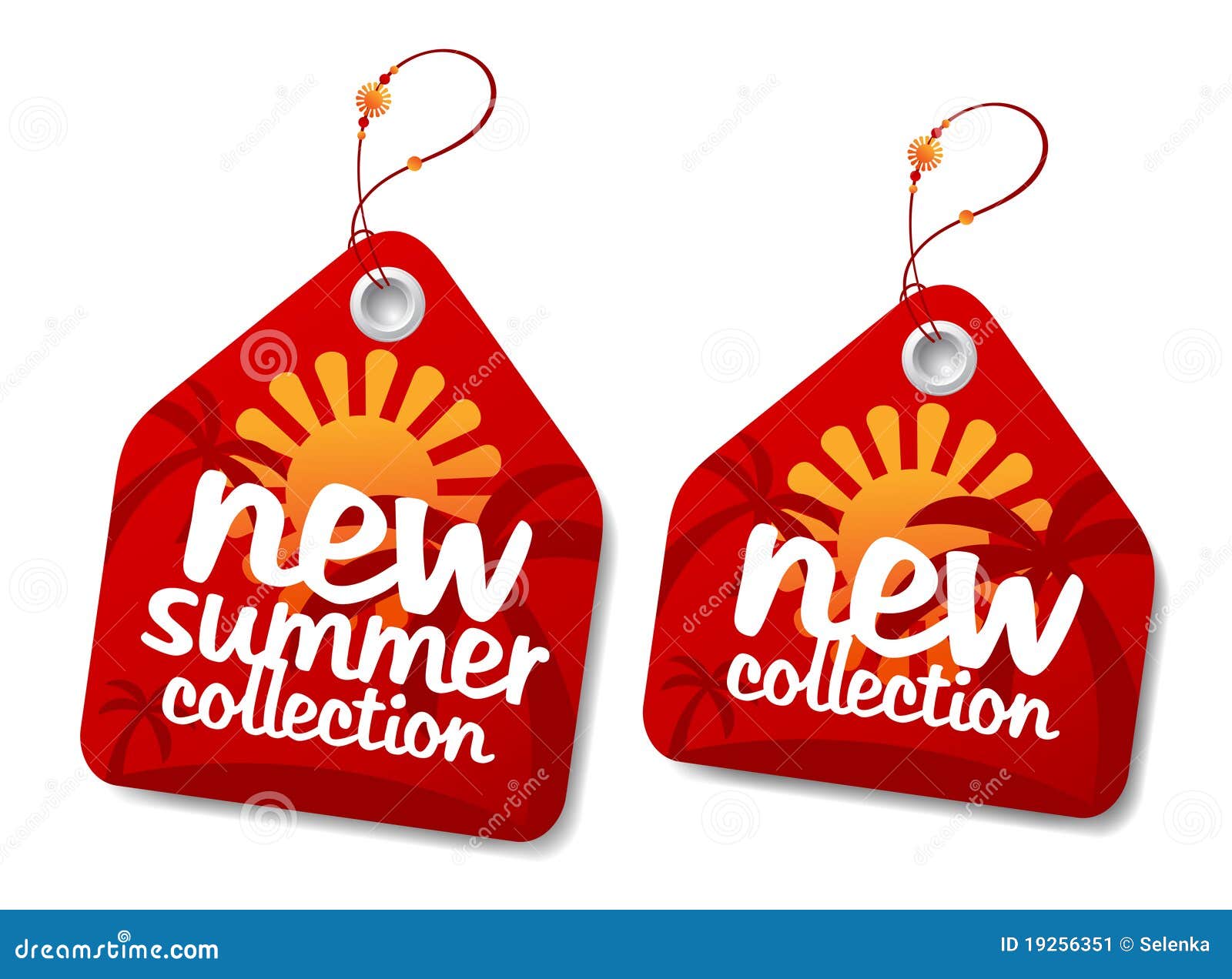 Summer collection labels. stock vector. Illustration of shopping - 19256351