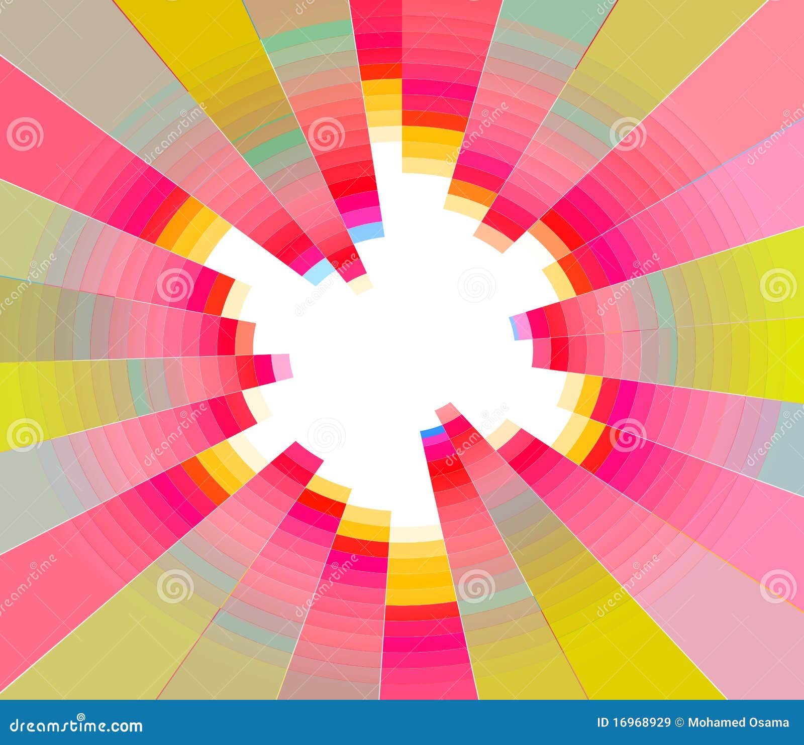 Summer Colors Circle Background Stock Illustration - Illustration of ...