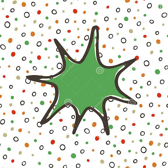 Summer Comic Bubble Background. Vector Dots Backdrop. Stock Vector ...