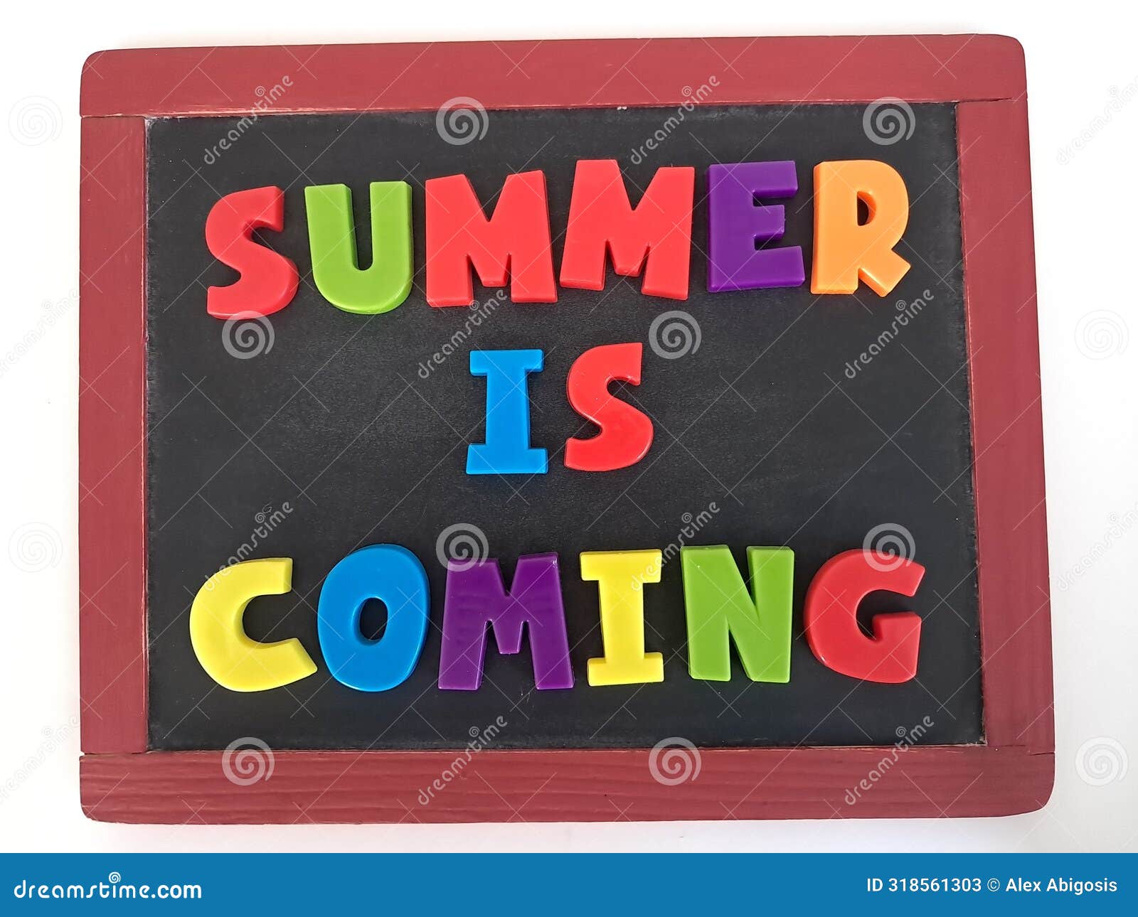 Summer is coming message stock image. Image of vibrant - 318561303