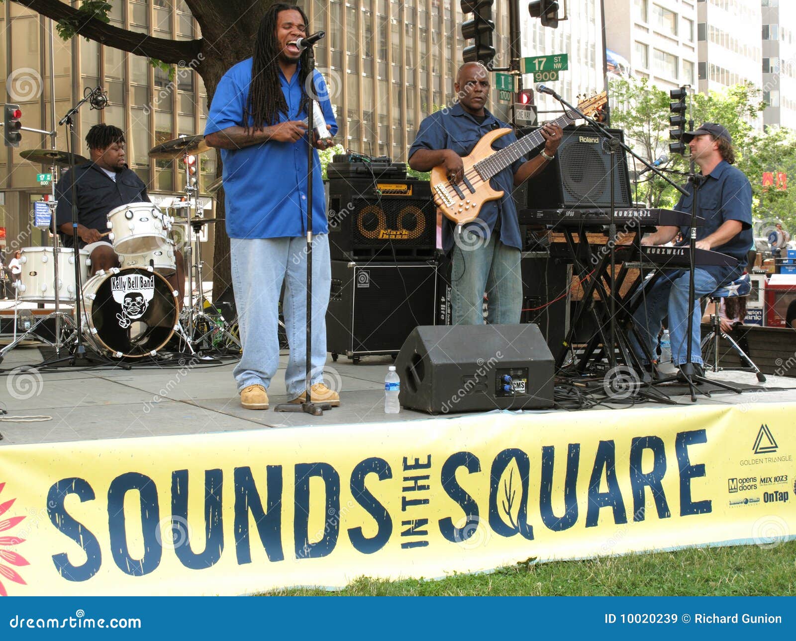 Summer Concert Band editorial stock image. Image of farragut - 10020239