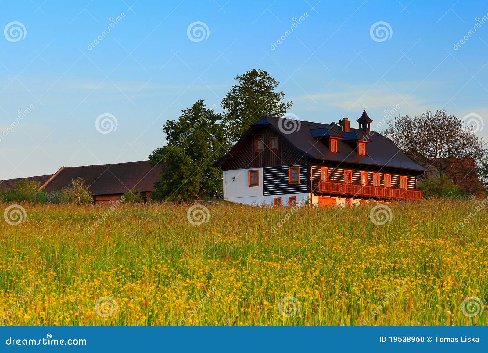 Summer country house stock photo. Image of summer, building - 19538960