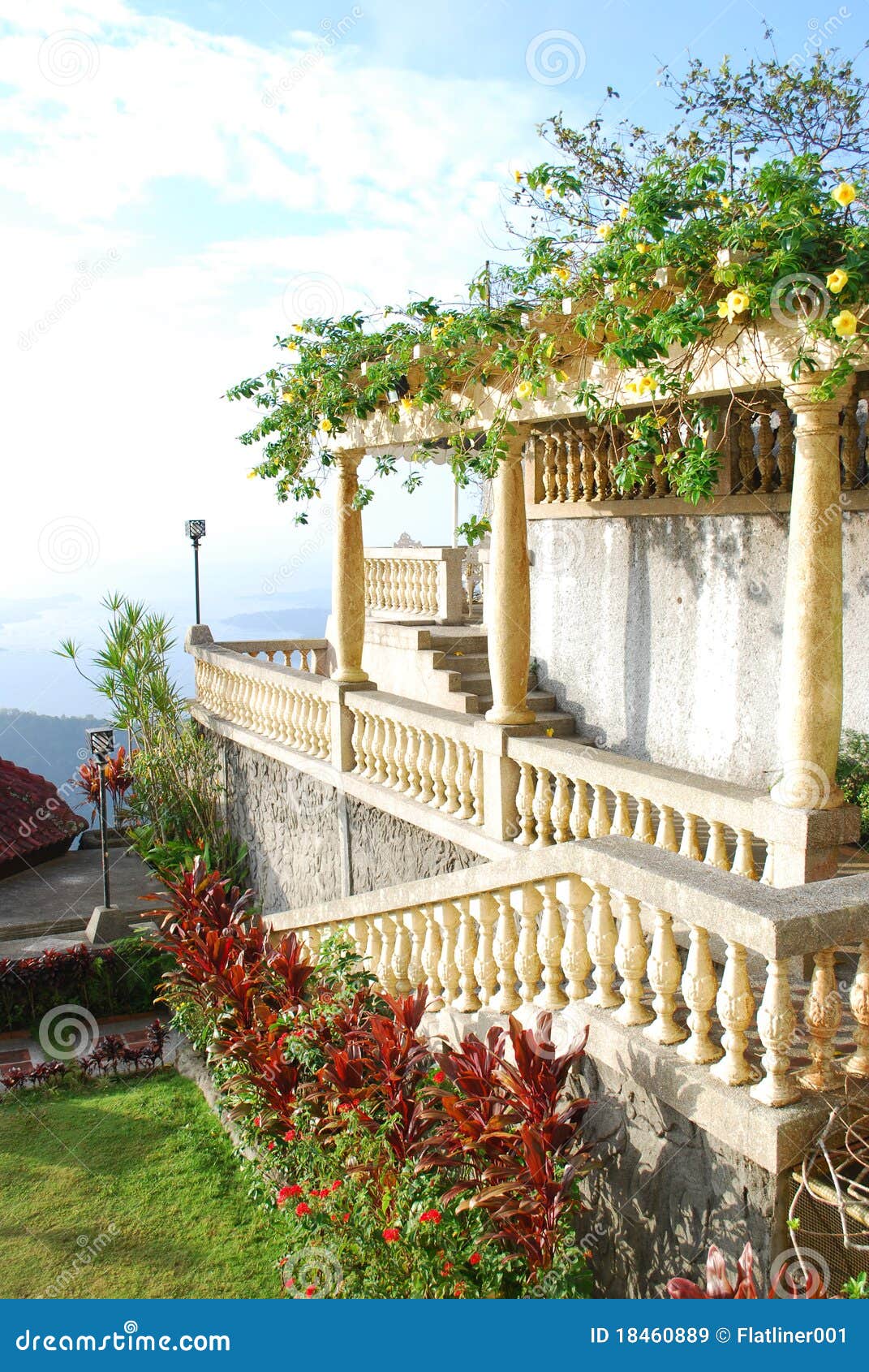 Summer courtyard stock image. Image of warm, landscape - 18460889