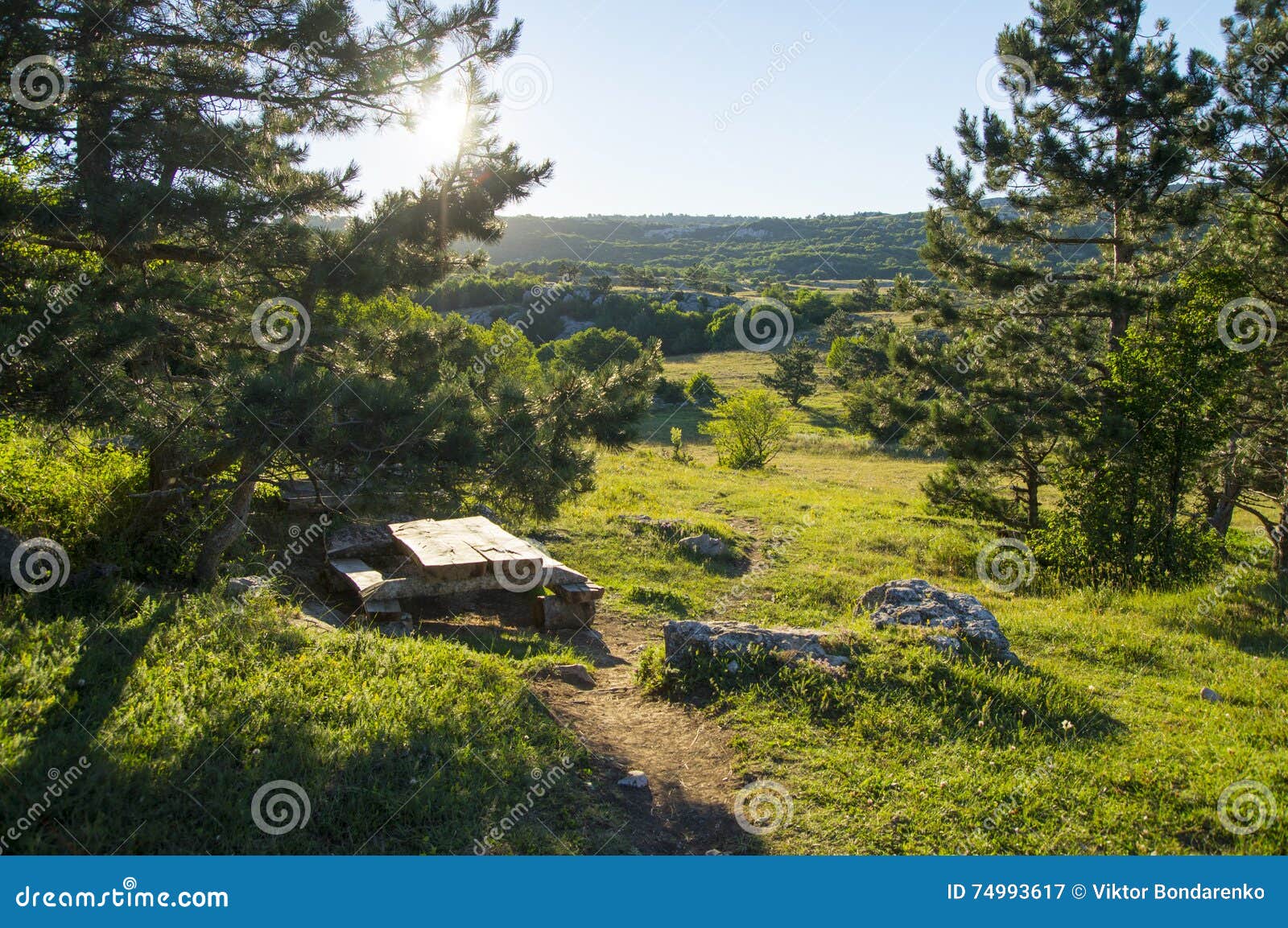 Summer Crimean Mountain View Stock Image - Image of nature, outdoors ...