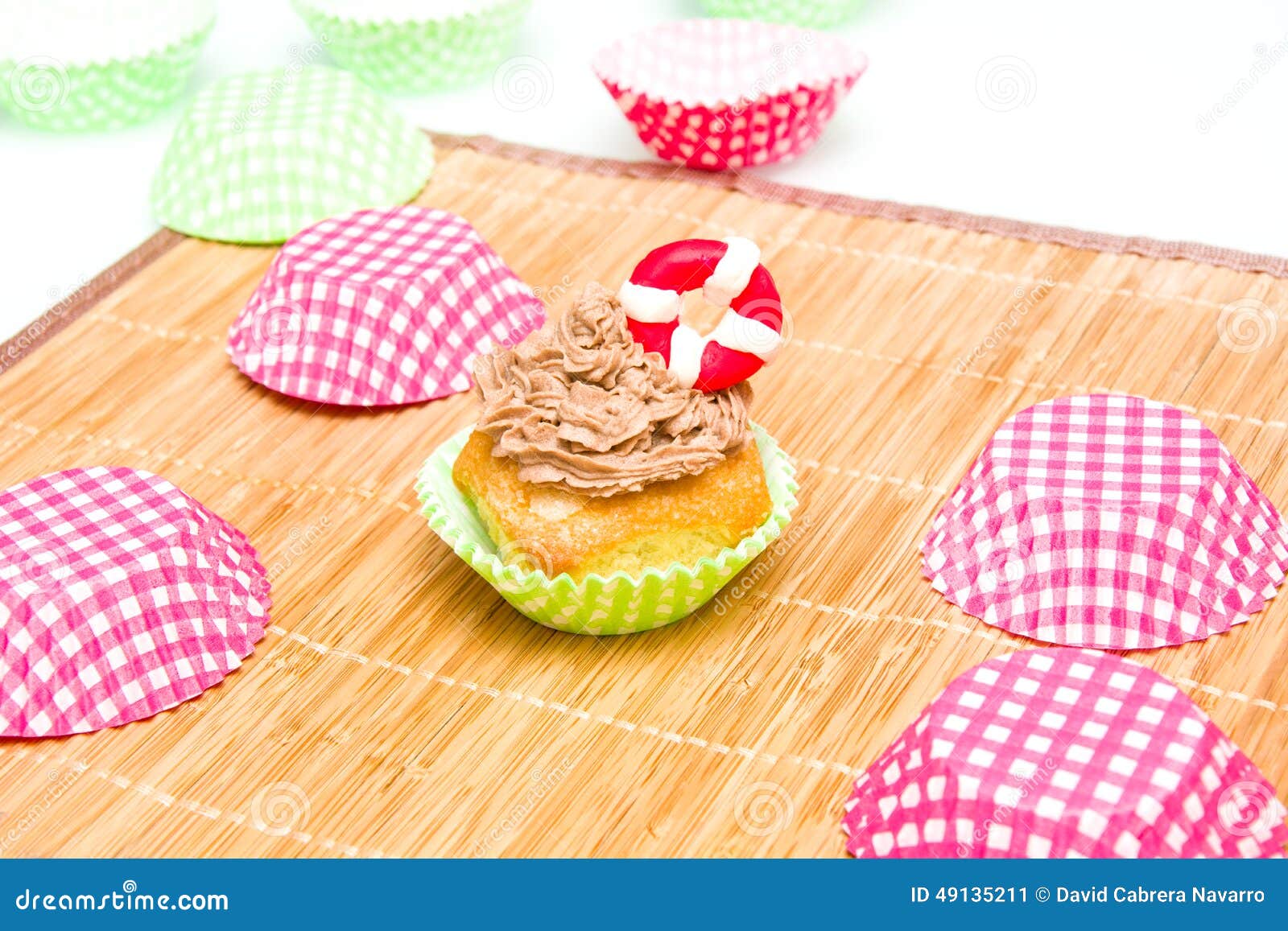 Summer Cupcake with Lifeguard Float Stock Image - Image of lifeguard ...