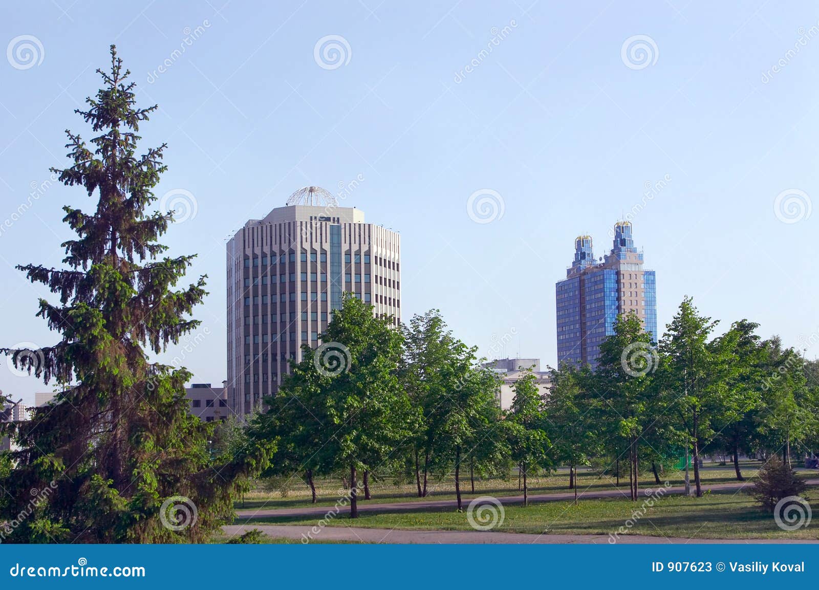 Summer day in the city stock image. Image of forest, novosibirsk - 907623
