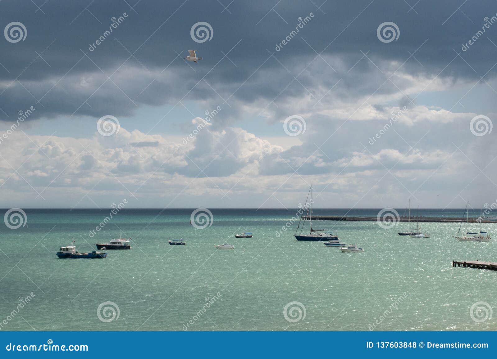 Summer day at sea stock photo. Image of blue, sand, ocean - 137603848