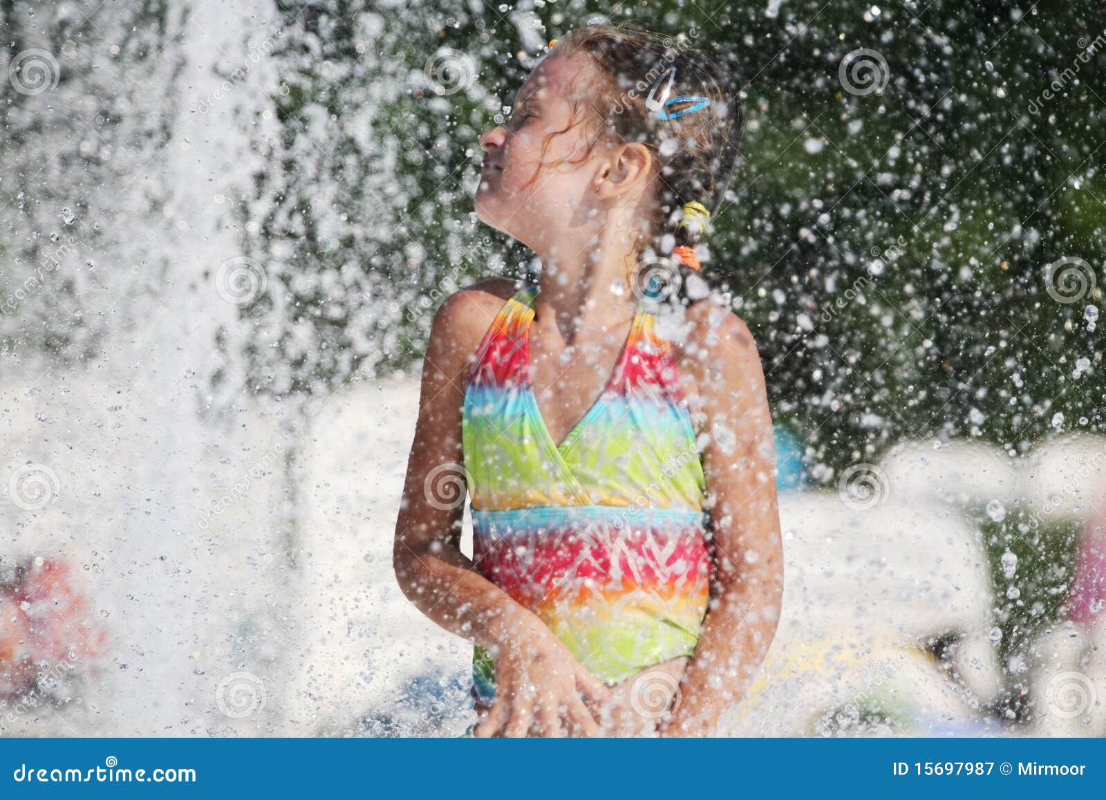 Summer Day at the Swimming Pool. Stock Image - Image of people ...
