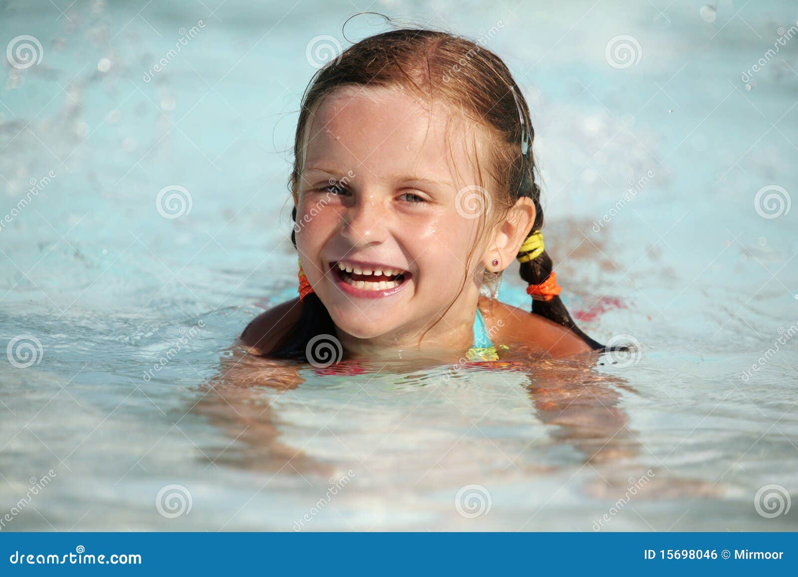 Summer Day at the Swimming Pool. Stock Photo - Image of preschooler ...