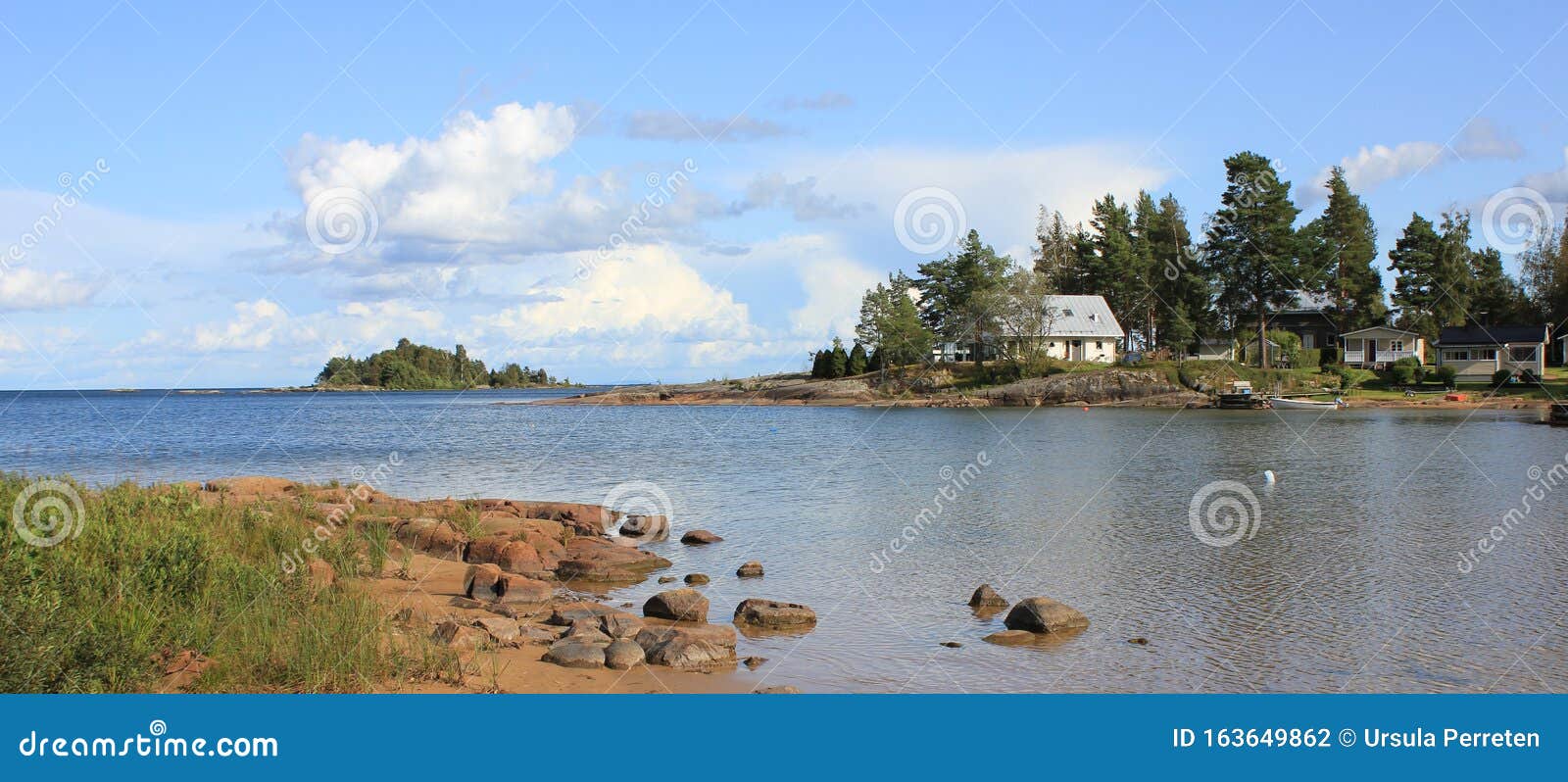 Summer Day in Vita Sannar, Sweden Stock Photo - Image of nature ...