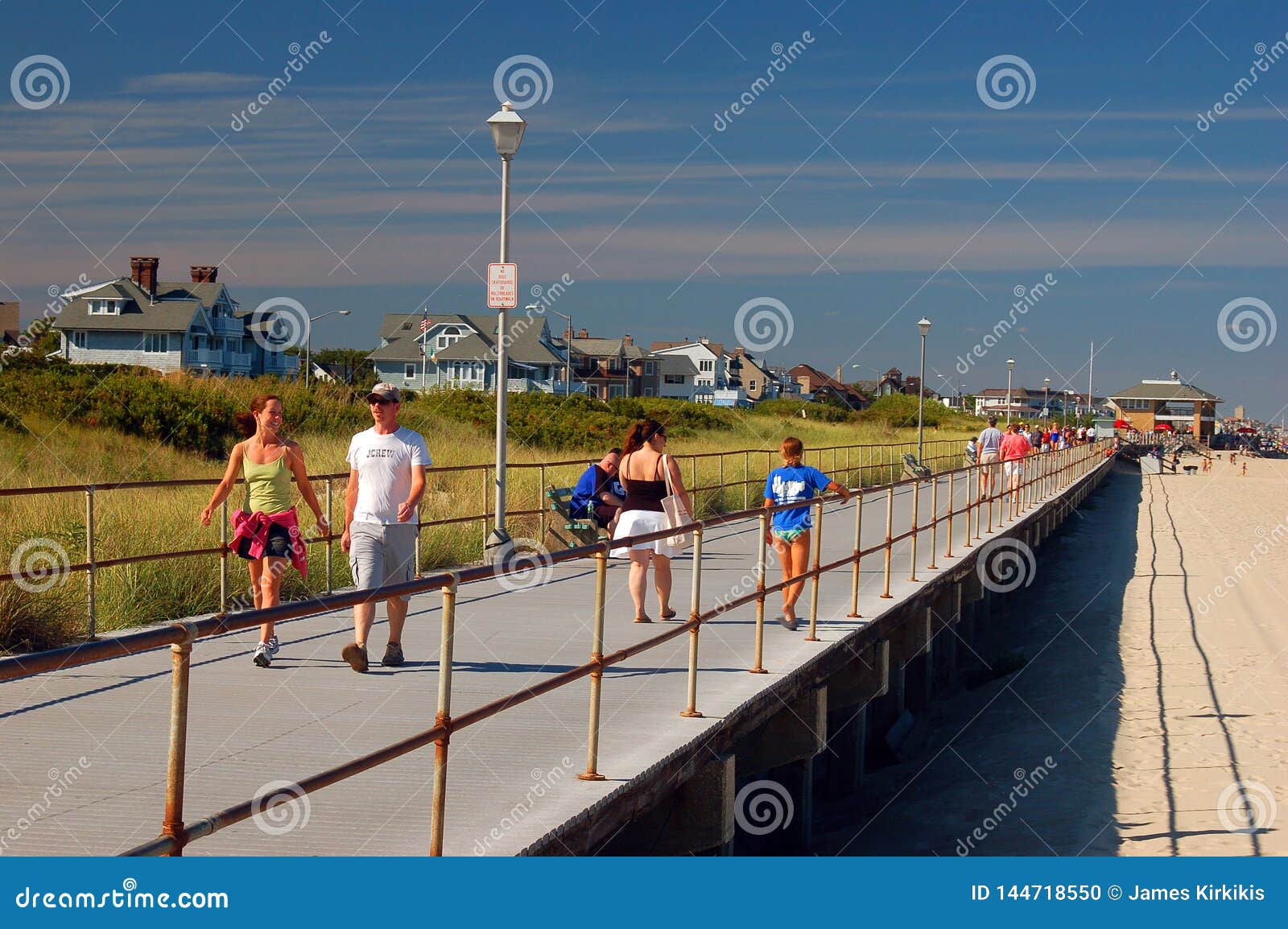Summer Days on the Boardwalk at the Jersey Shore Editorial Image ...