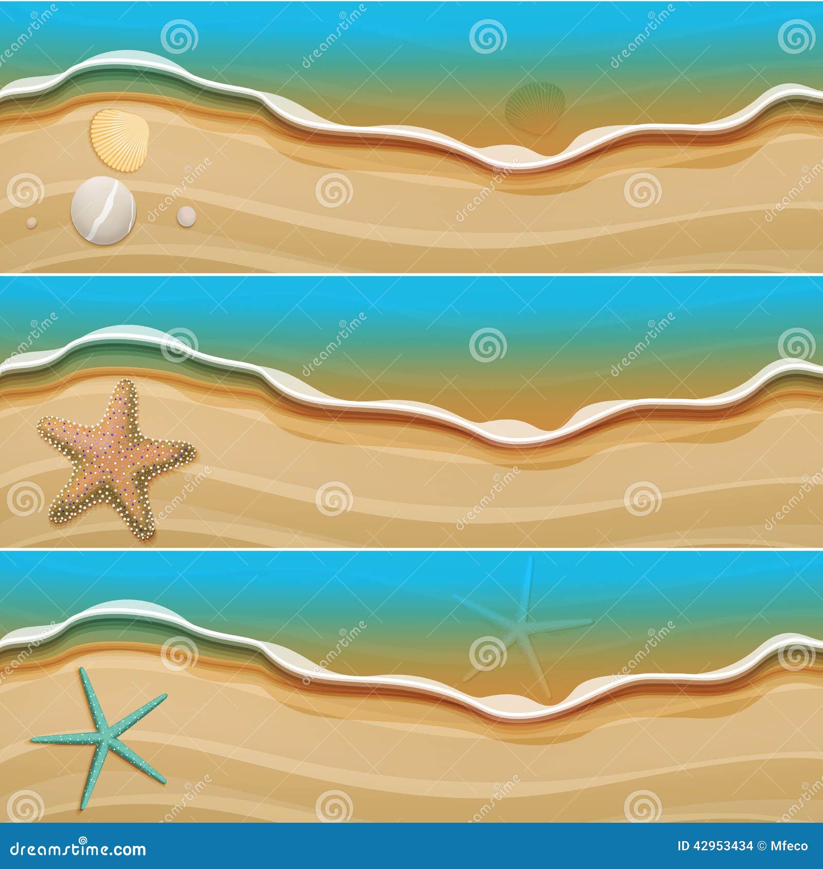 Beach Banner Royalty-Free Stock Photo | CartoonDealer.com #20750457