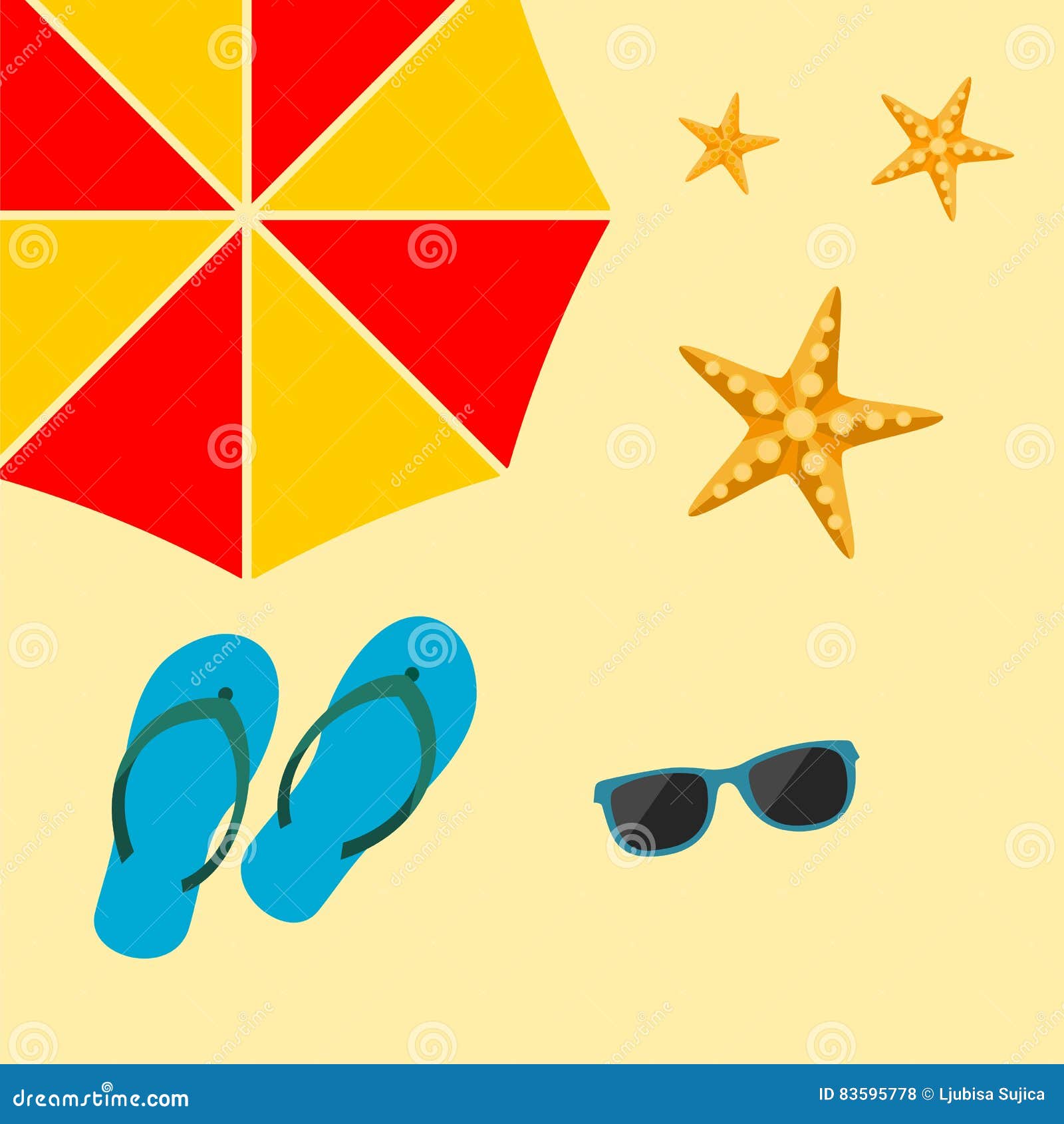 Summer Design Summer Holidays Stock Vector - Illustration of banner ...