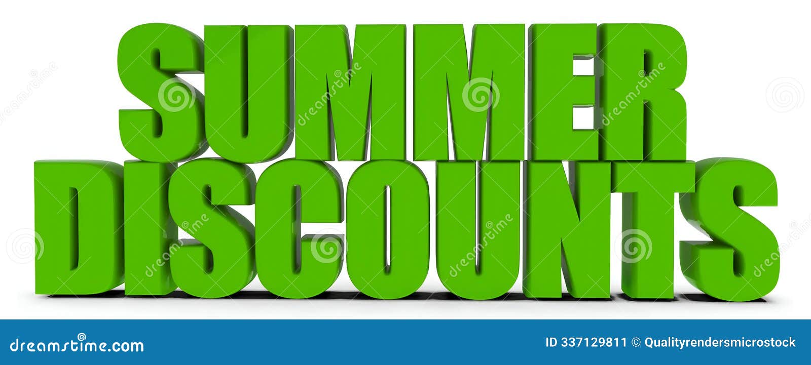 Summer Discounts Text Made Of Grass Royalty-Free Illustration ...