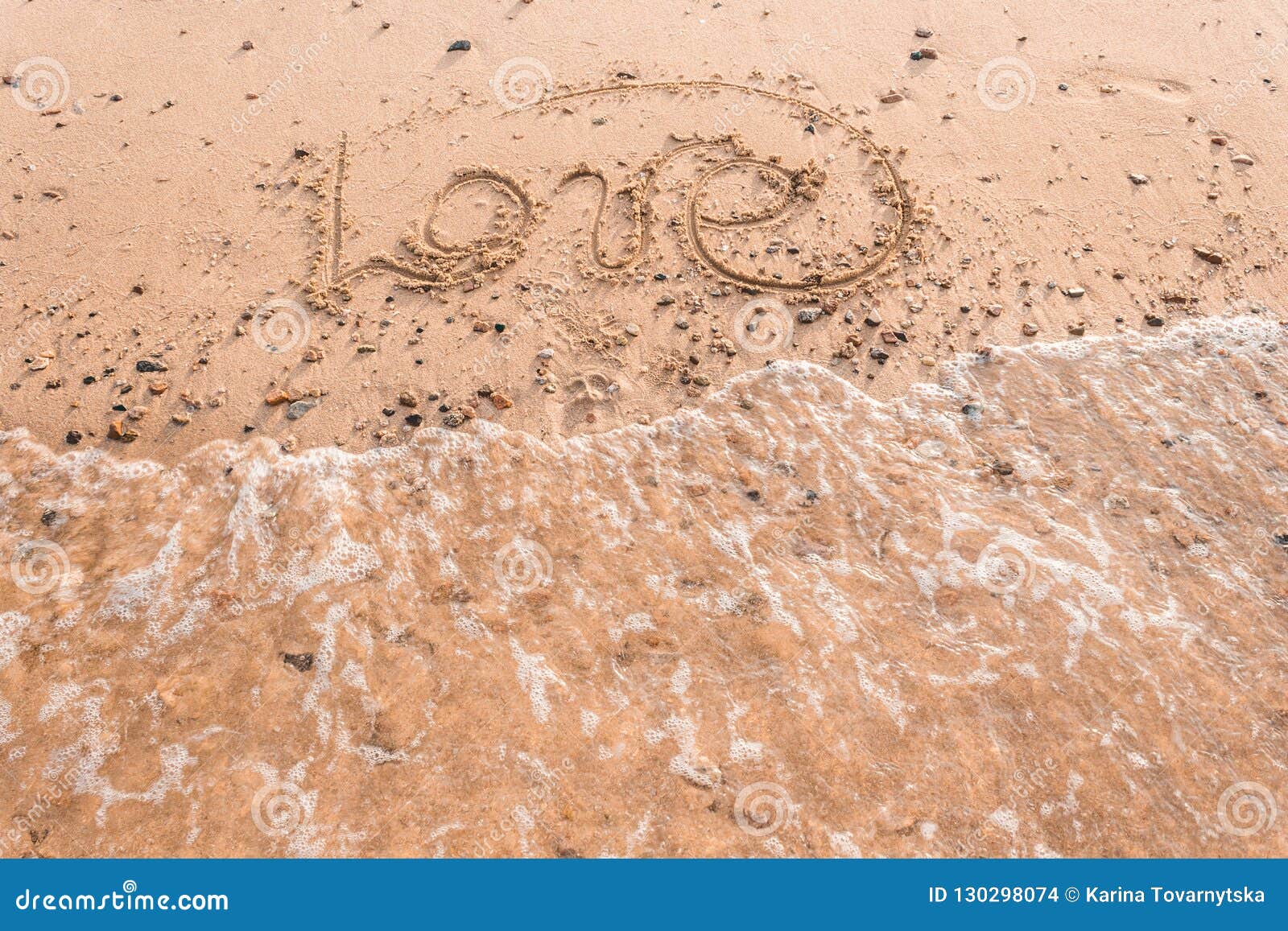 Summer Drawn Letters on a Sandy Beach. Text Template Pattern. Creative ...