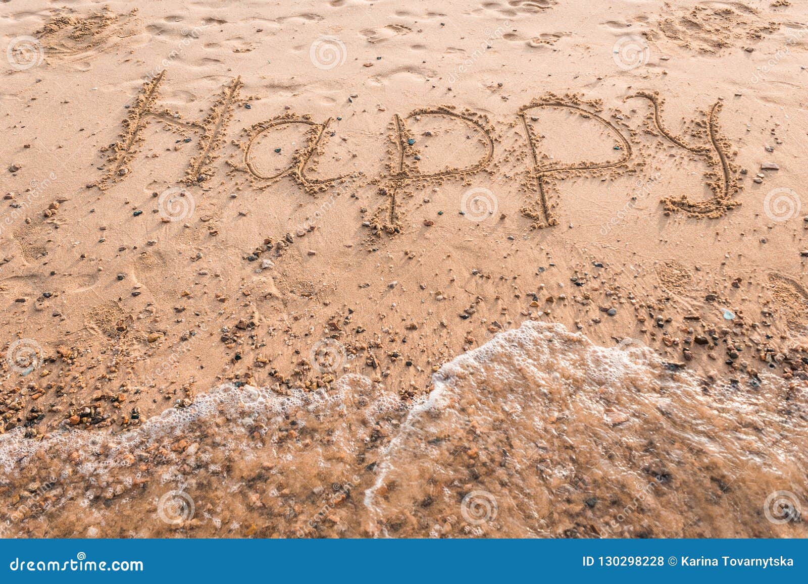Summer Drawn Letters on a Sandy Beach. Text Template Pattern. Creative ...