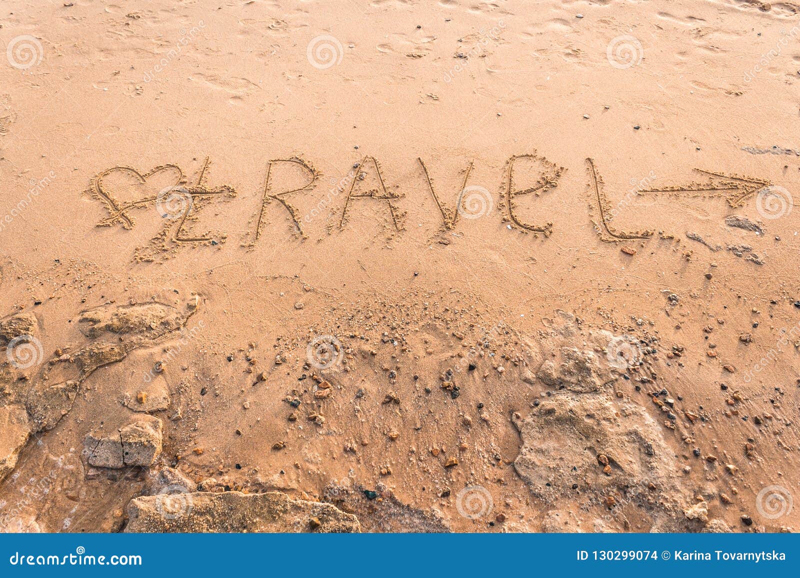 Summer Drawn Letters on a Sandy Beach. Text Template Pattern. Creative ...
