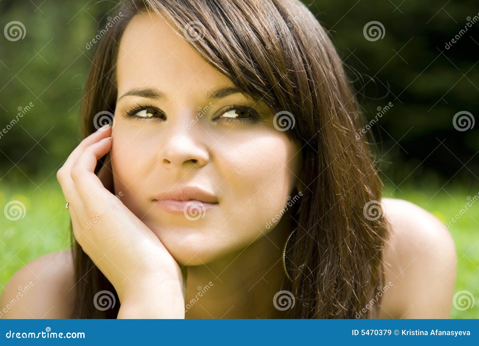 Summer Dream stock image. Image of portrait, people, flower - 5470379