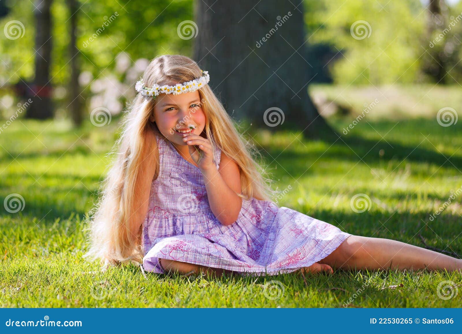 Summer dream girl stock image. Image of nature, naturalness - 22530265