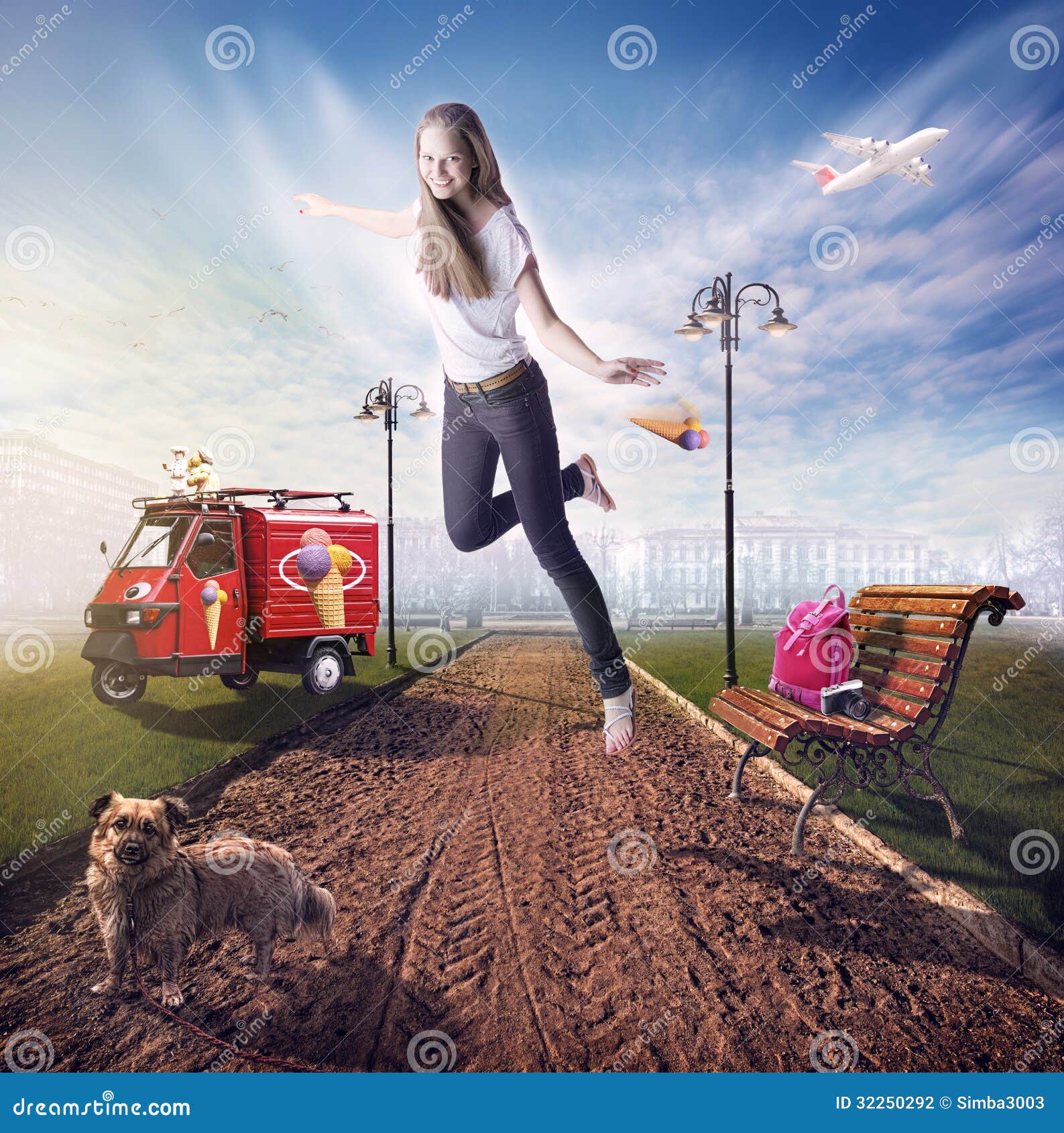 Summer dream stock photo. Image of beautiful, high, abstract - 32250292