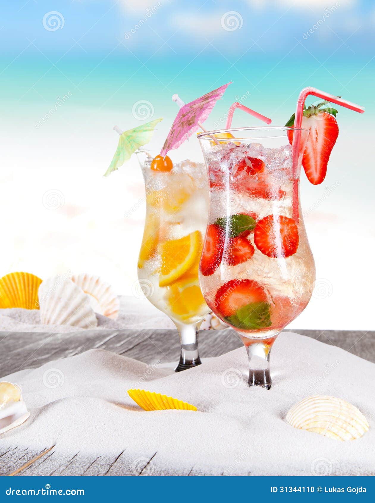 Summer drinks stock photo. Image of drink, cubes, deck - 31344110