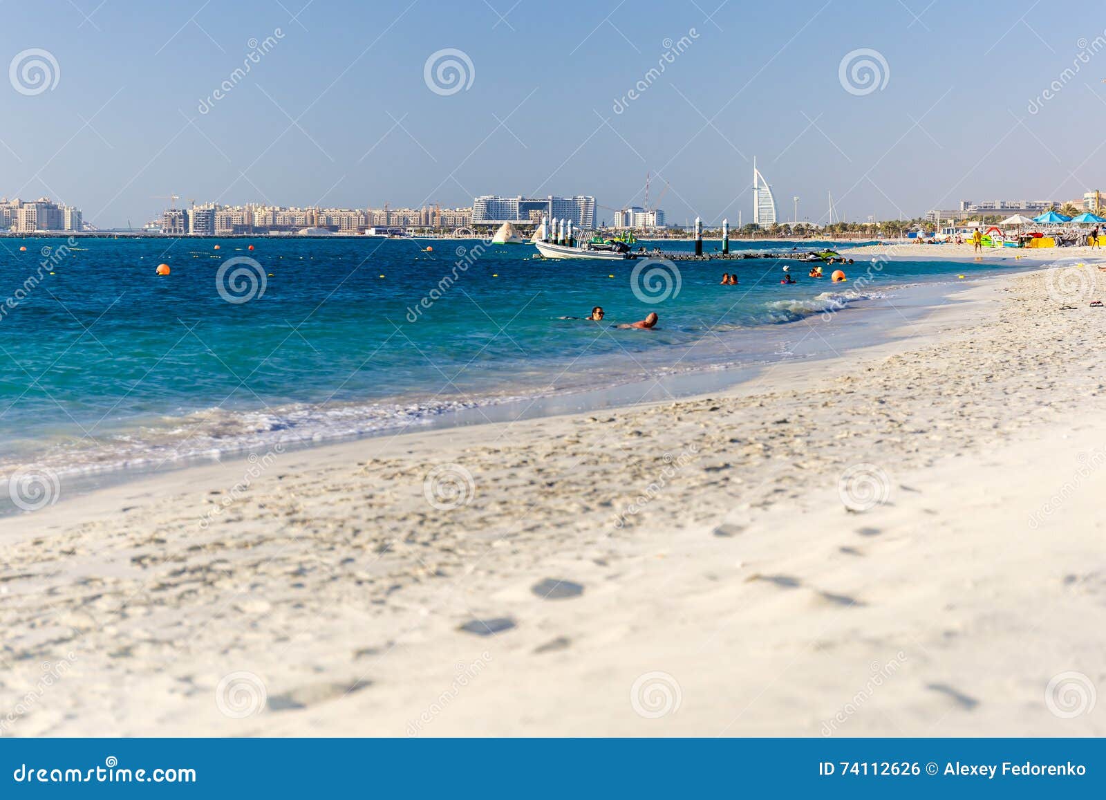 Summer in Dubai, UAE editorial photo. Image of skyline - 74112626