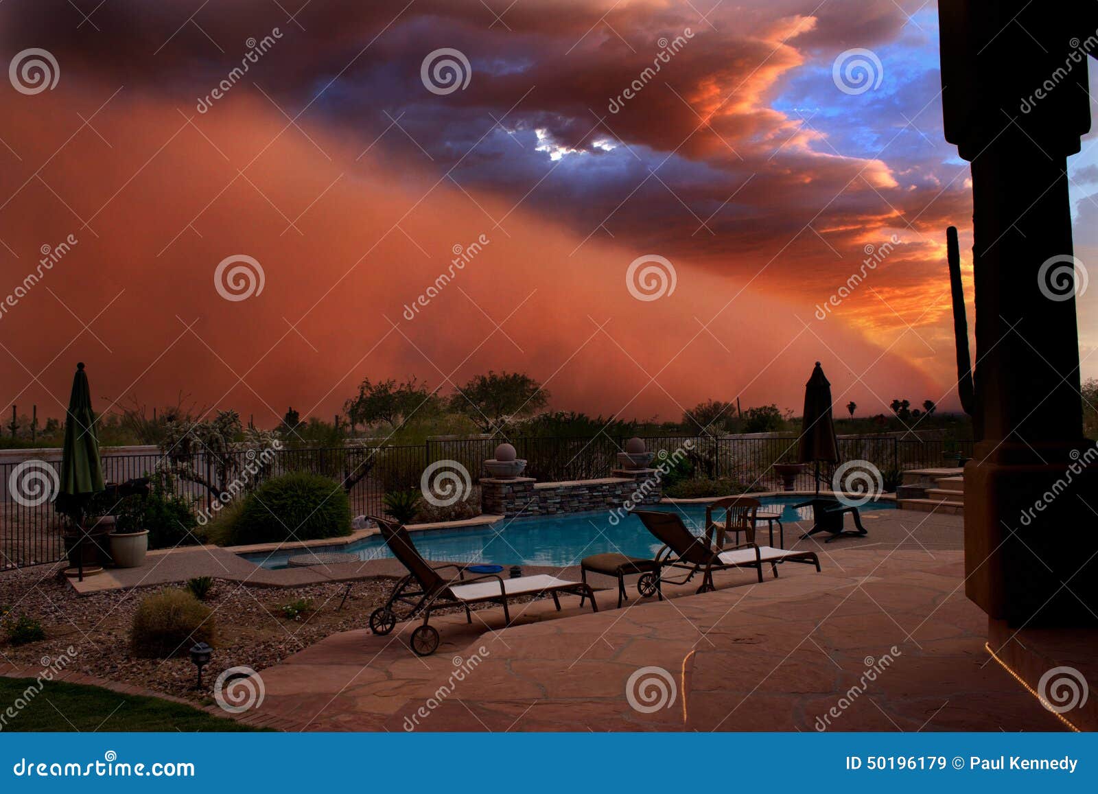 Summer dust storm stock image. Image of storm, stormy - 50196179