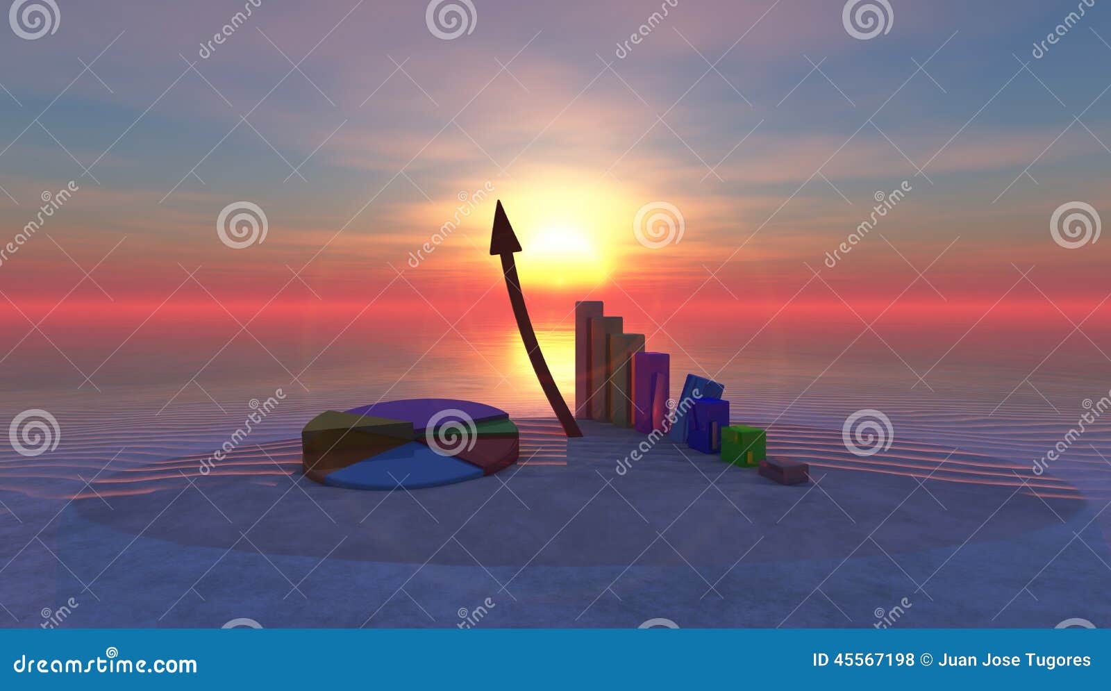 Summer economy stock illustration. Illustration of collection - 45567198