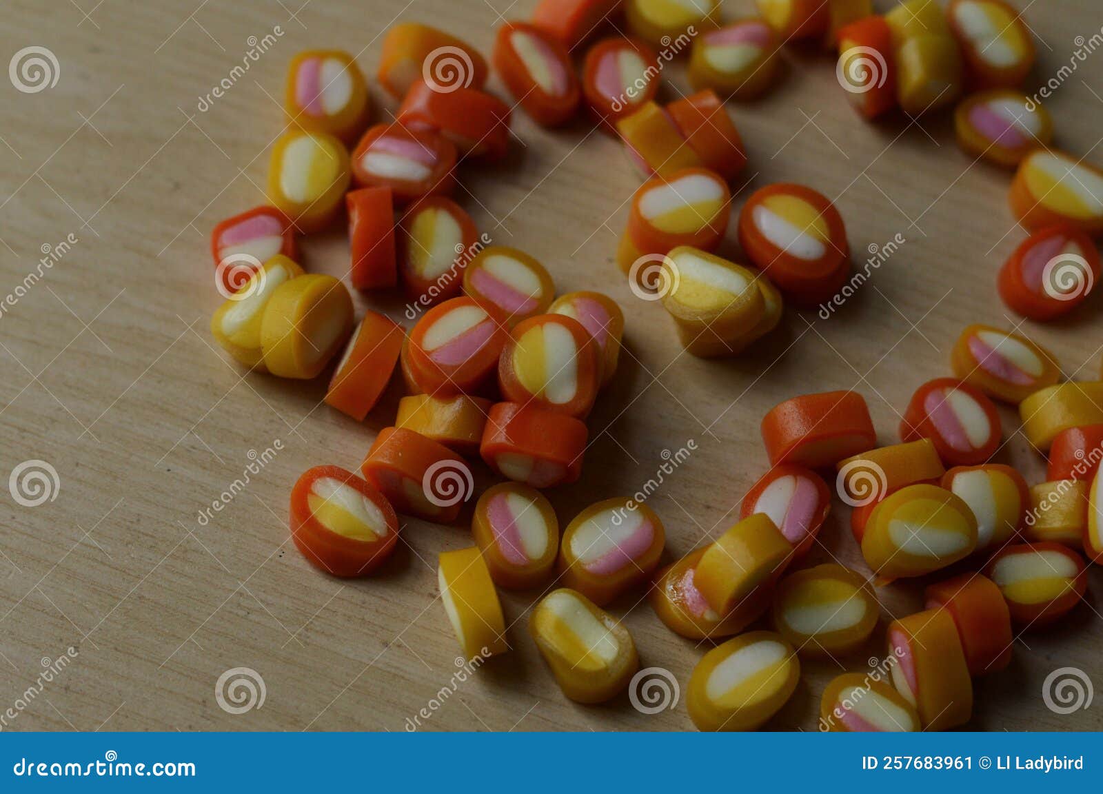 Summer Edition Assorted Gummy Candies Stock Image - Image of view ...