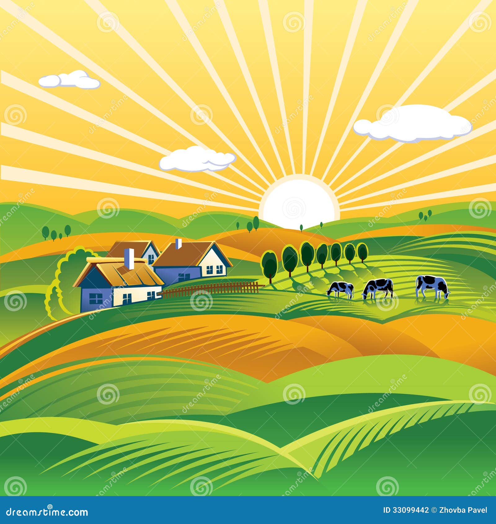 A Summer Evening Industrial Scene Features A Chemical Factory With ...