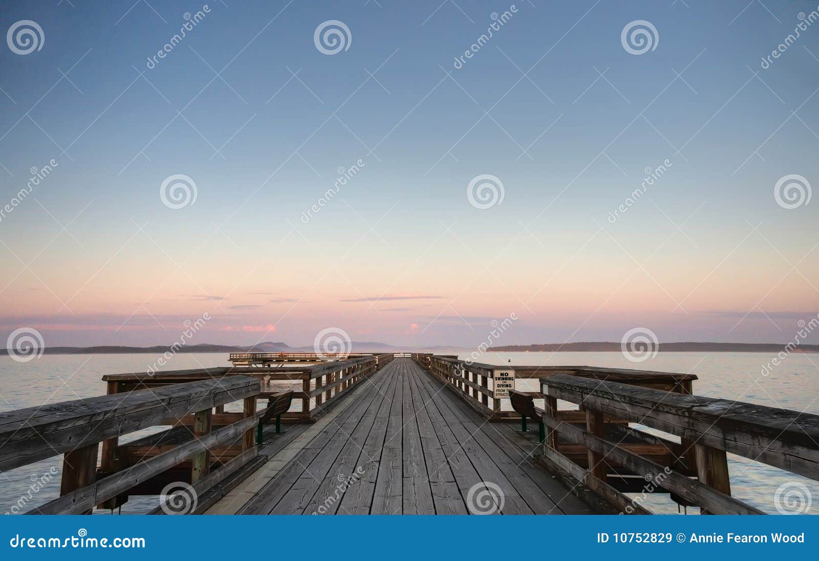 Summer Evening on a Pier in Sidney, BC Stock Image - Image of seascape ...