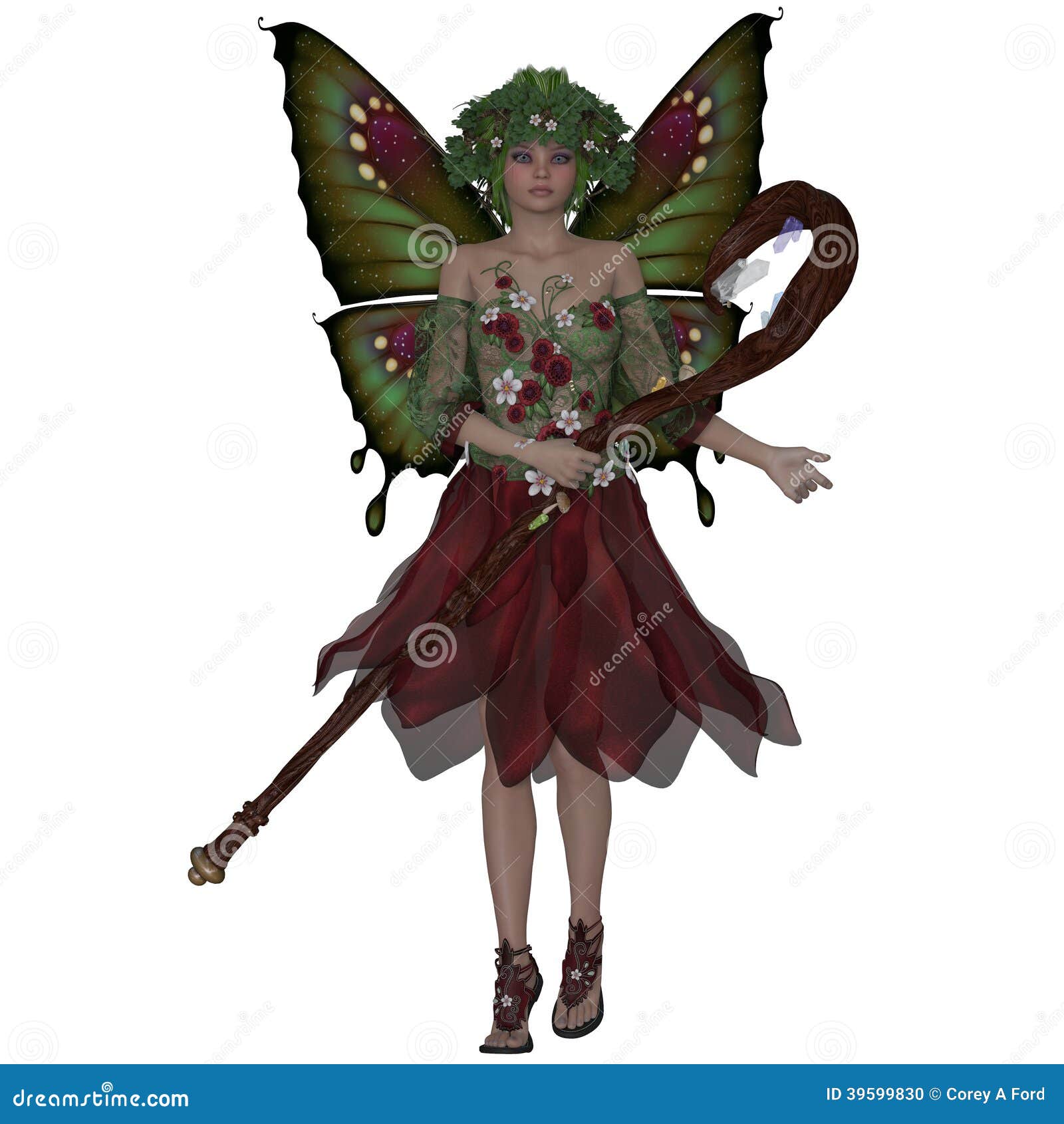 Summer Fairy stock illustration. Illustration of tale - 39599830