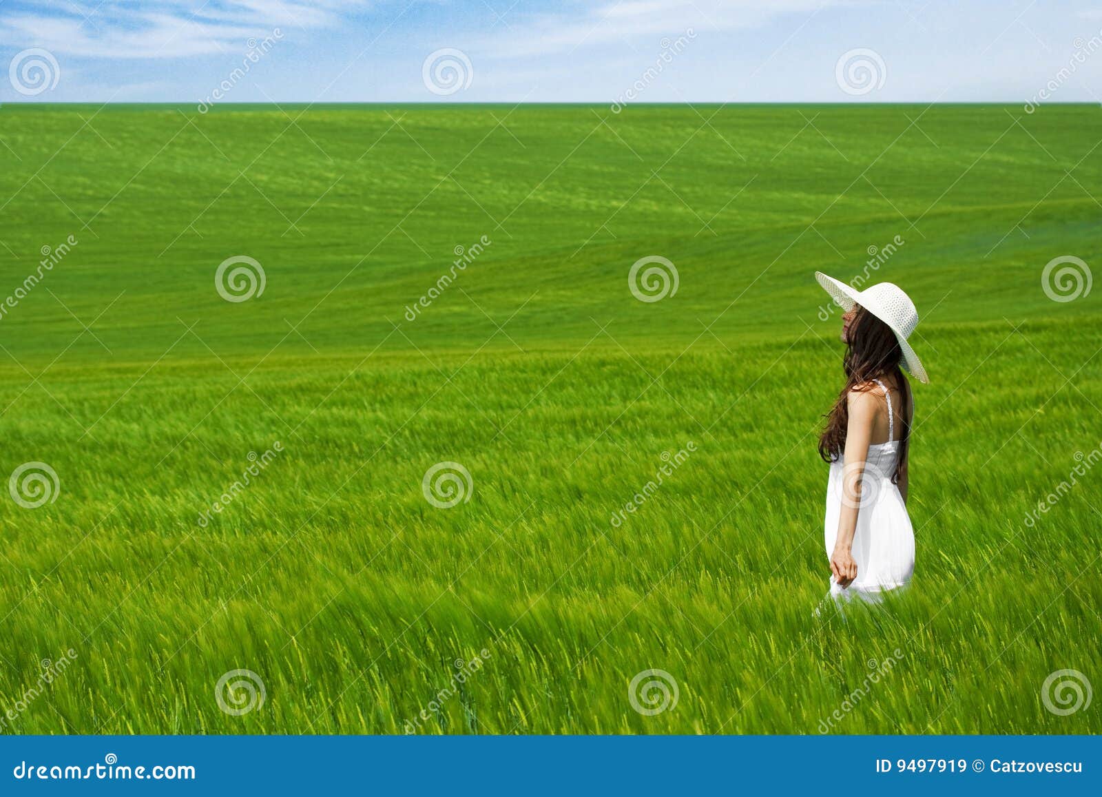 Summer feeling stock image. Image of female, relaxing - 9497919