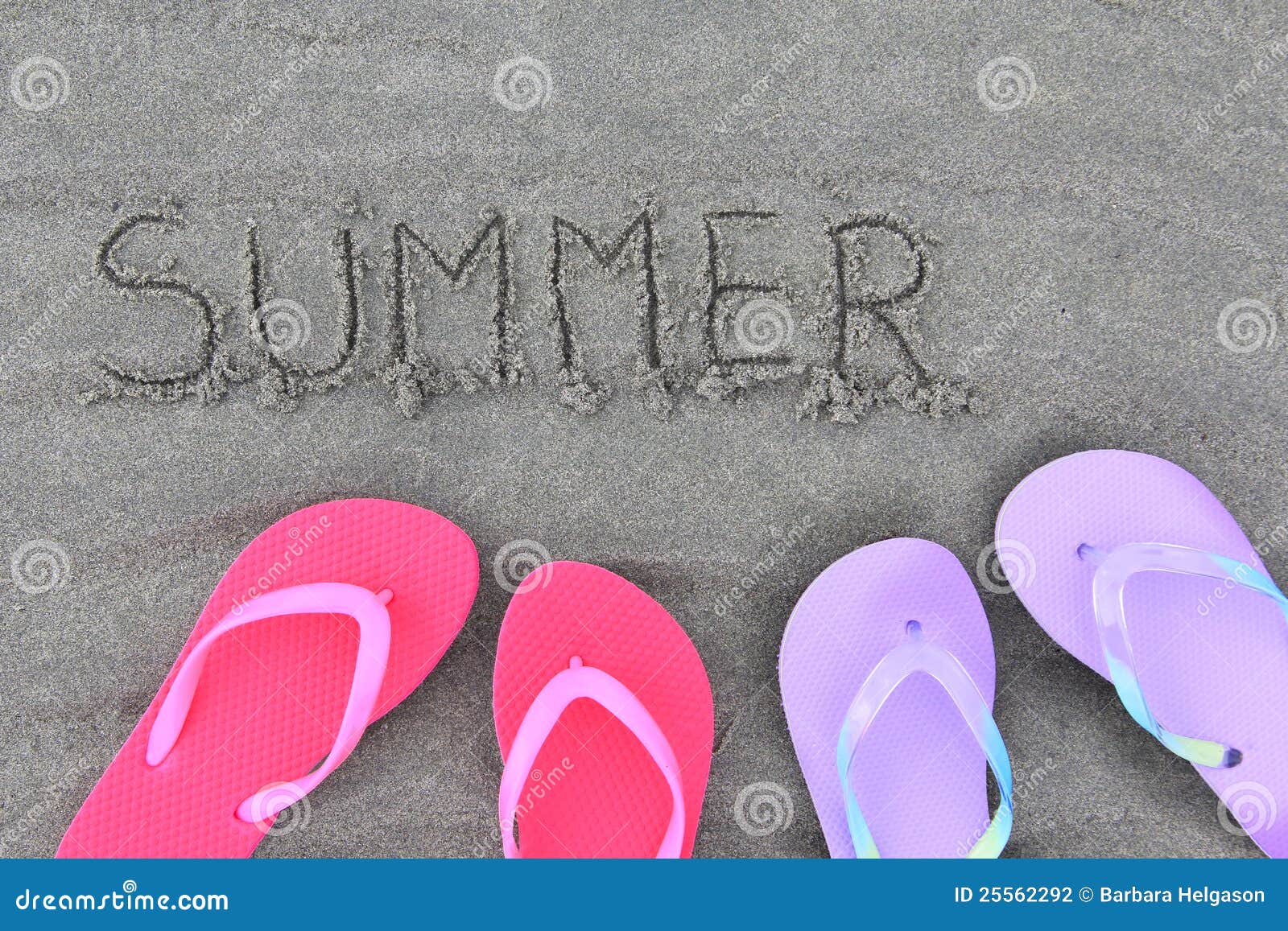 Summer flip flops stock photo. Image of shoes, flip, seasonal - 25562292