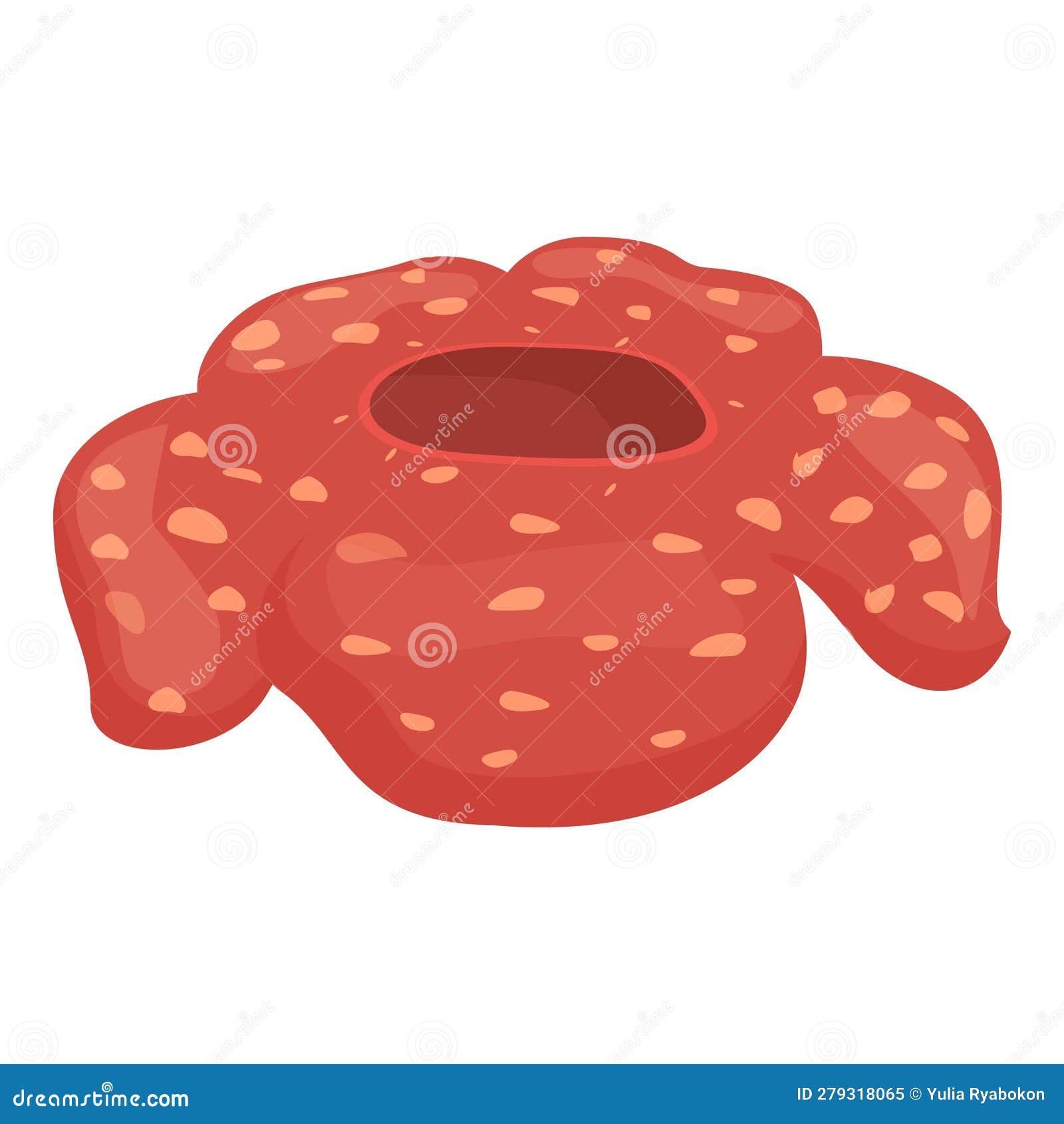 Summer Flower Icon Cartoon Vector. Red Jungle Stock Vector ... Summer Flower Icon Cartoon Vector. Red Jungle Stock Vector ...