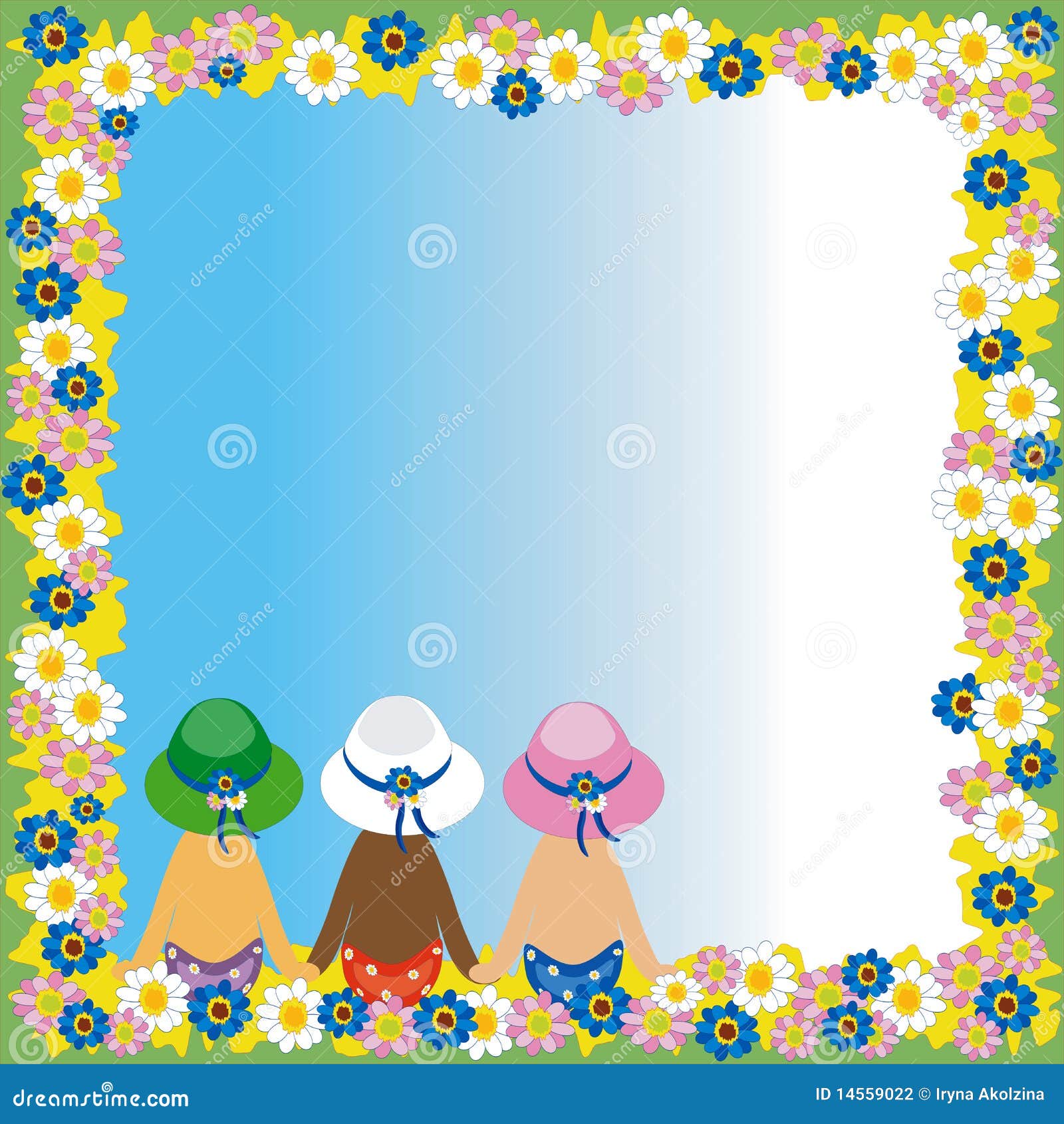 Summer frame stock vector. Illustration of element, banners - 14559022