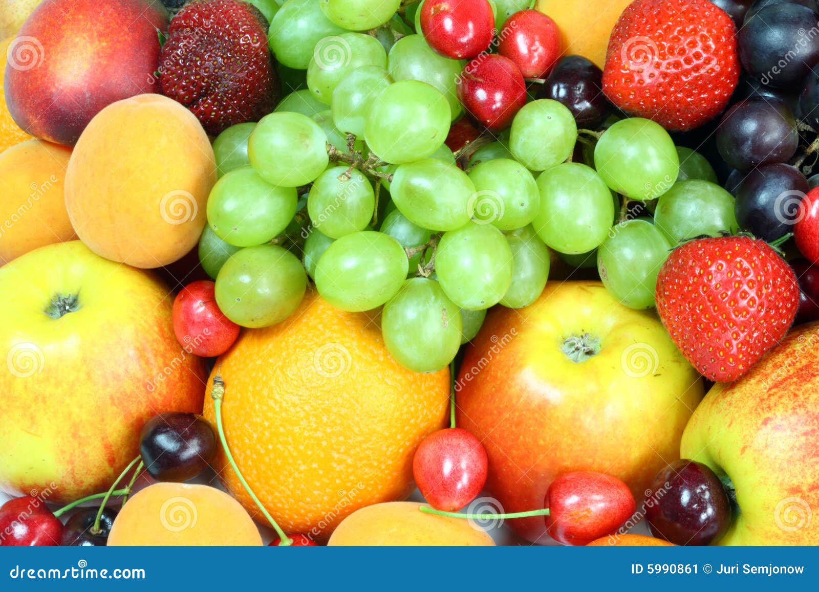 Summer fruit. stock image. Image of crop, cherry, strawberry - 5990861