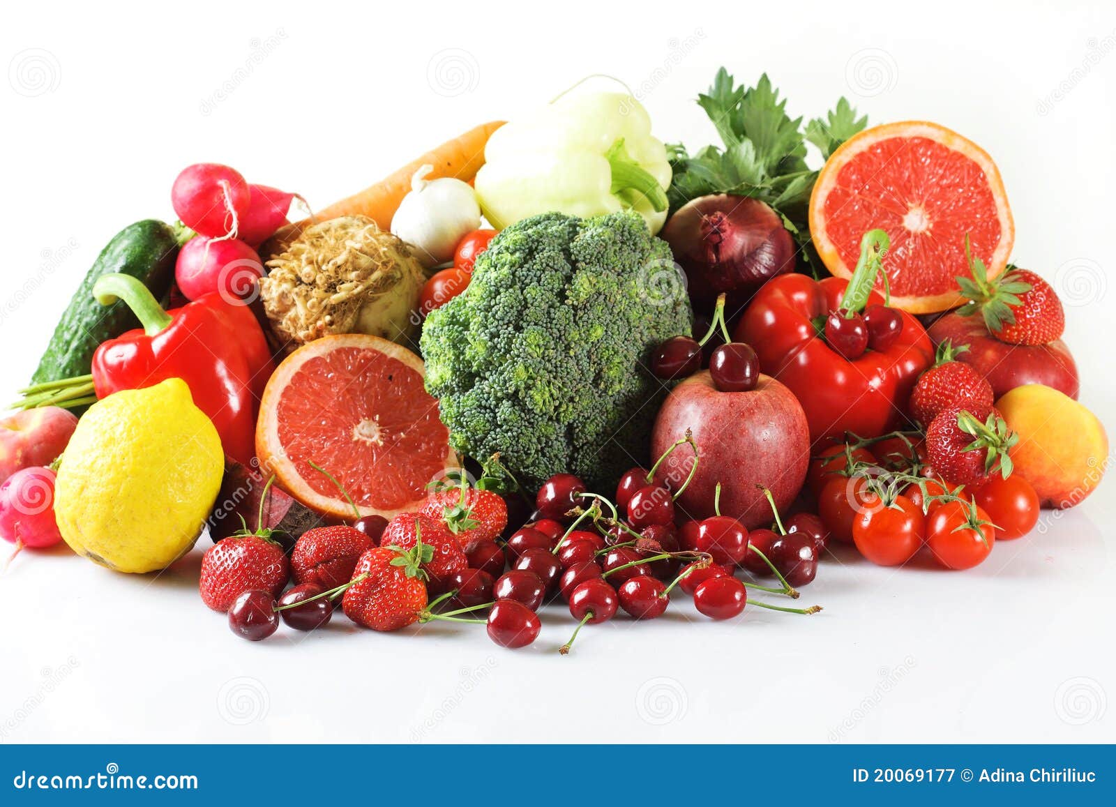 Summer Fruits and Vegetables Stock Image - Image of pears, drops: 20069177