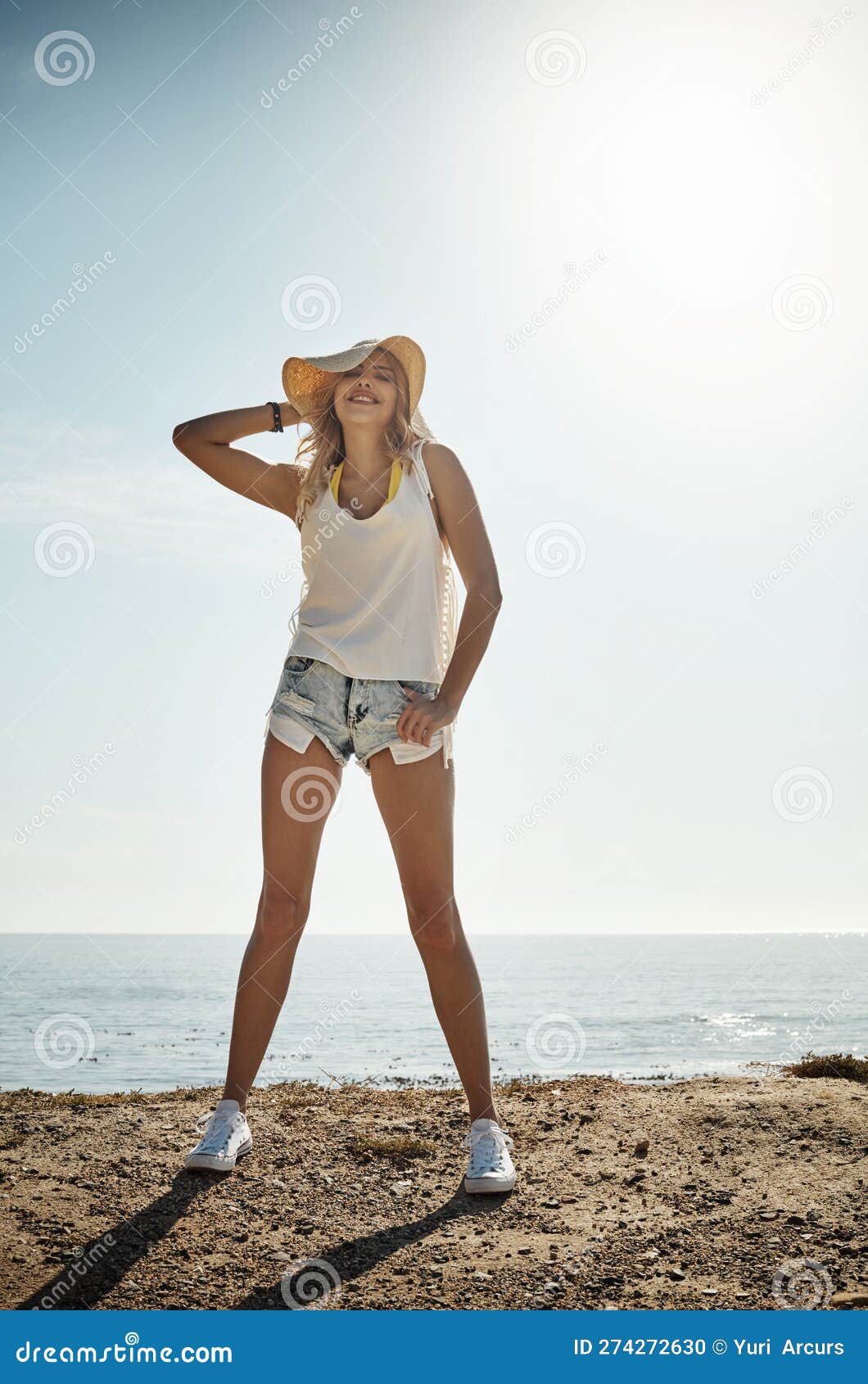 Summer Is A Full Body Experience Portrait Of An Attractive Young Woman
