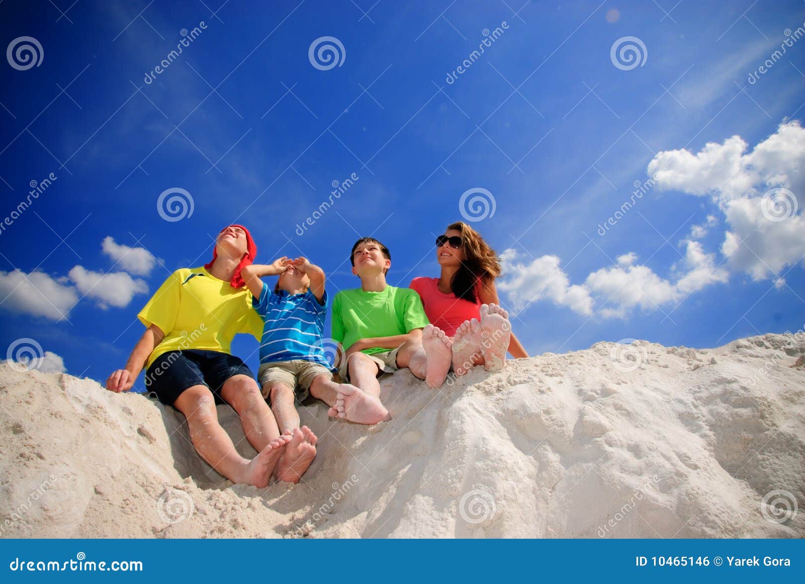 Summer fun stock photo. Image of clouds, brothers, relax - 10465146