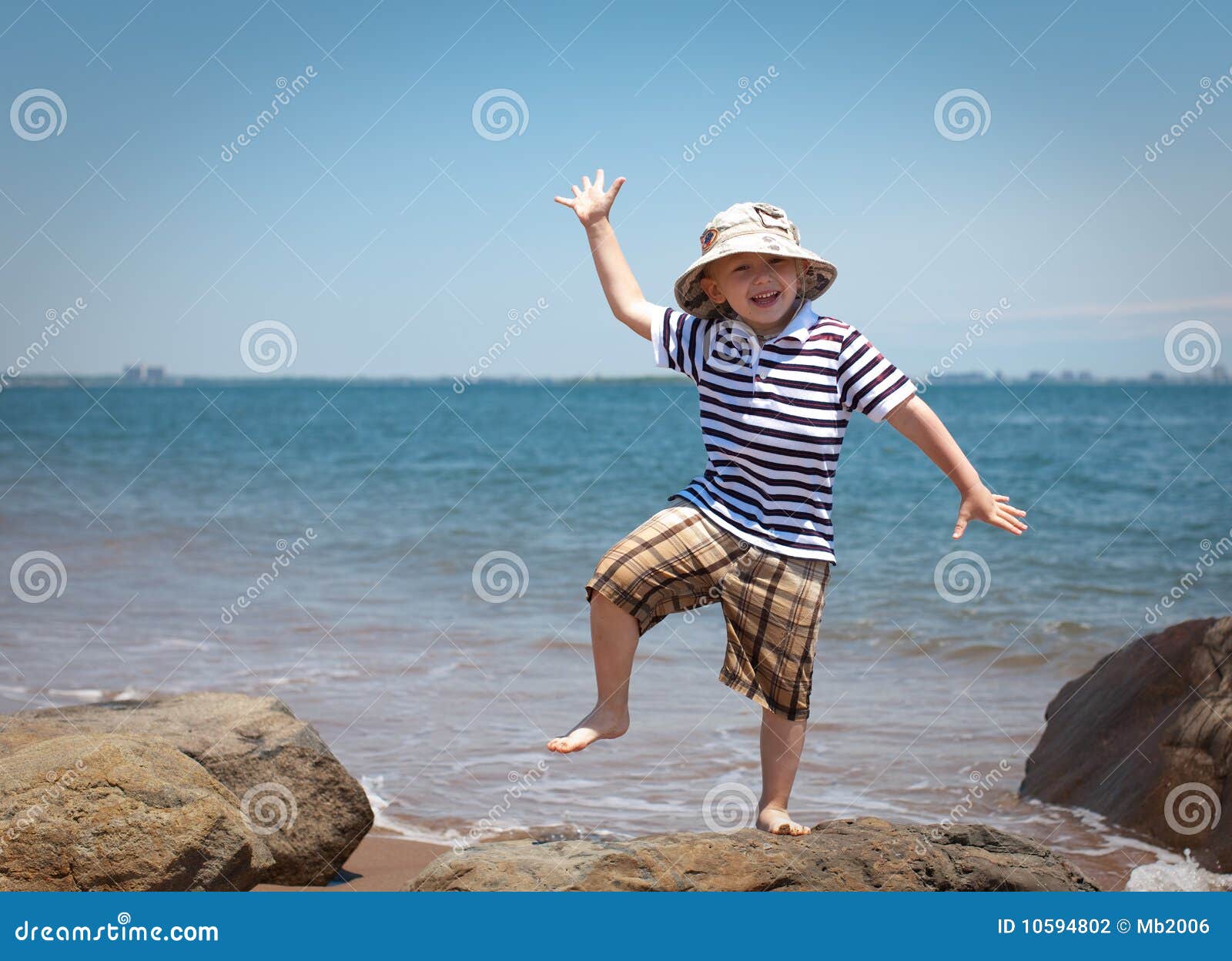 Summer fun stock photo. Image of water, kids, dance, ocean - 10594802