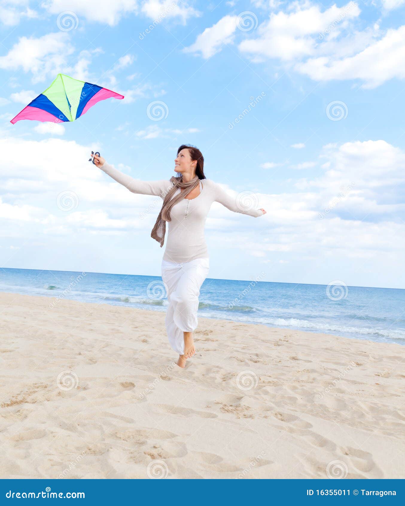Summer fun stock image. Image of field, female, beauty - 16355011