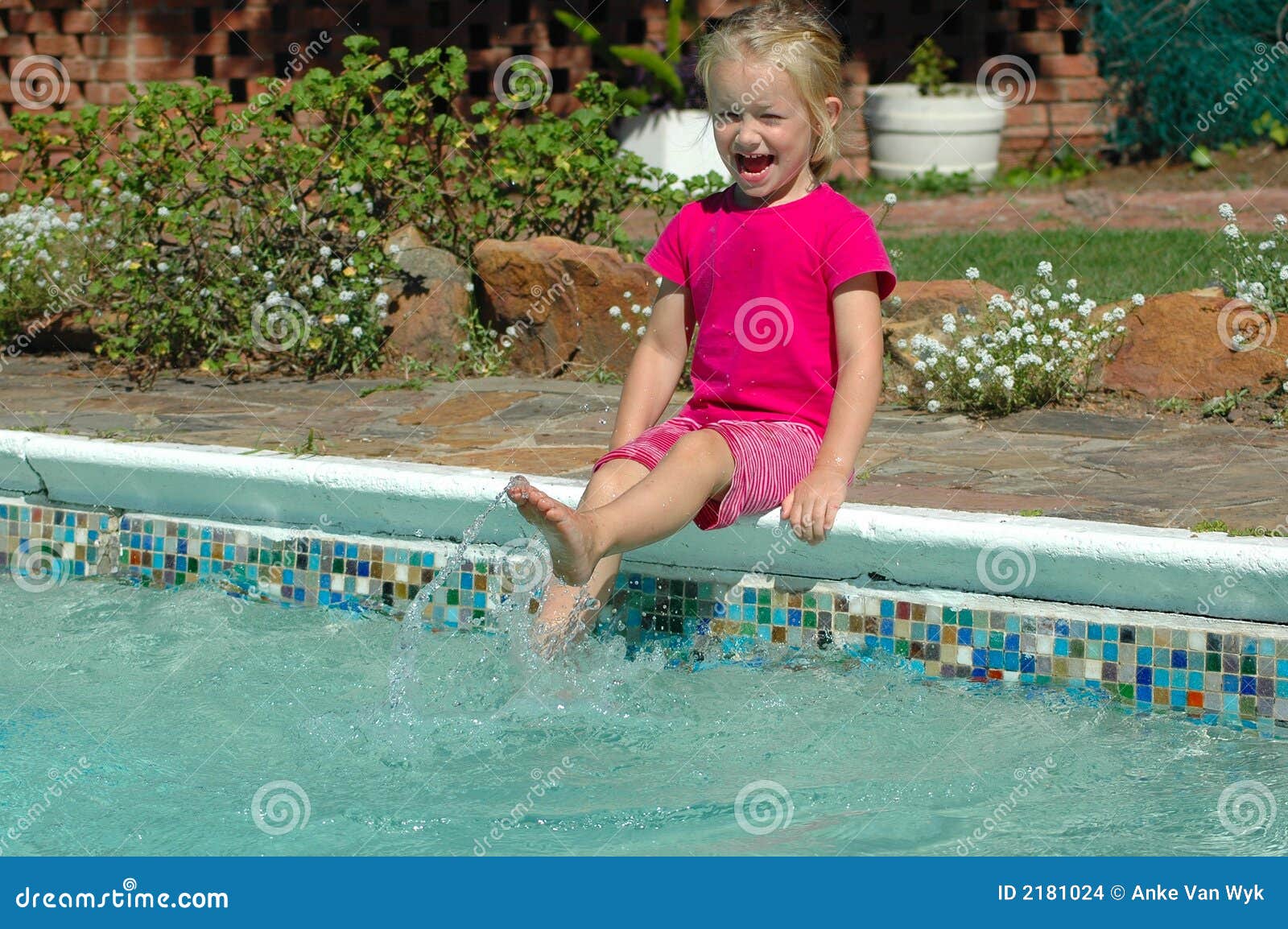 Summer fun stock photo. Image of barefeet, funny, home - 2181024