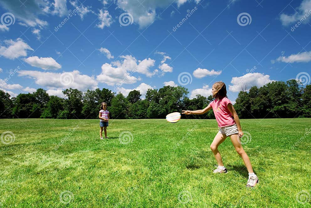 Summer Fun stock photo. Image of youth, flying, disc, portrait - 2669586