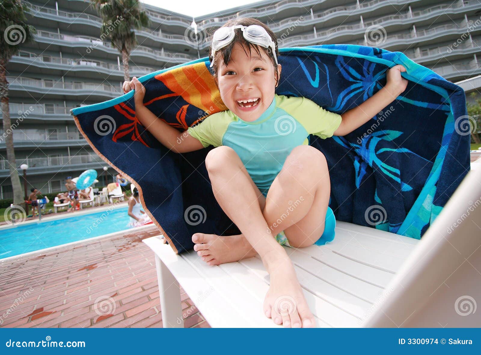 Summer fun stock photo. Image of activity, blue, goggles - 3300974