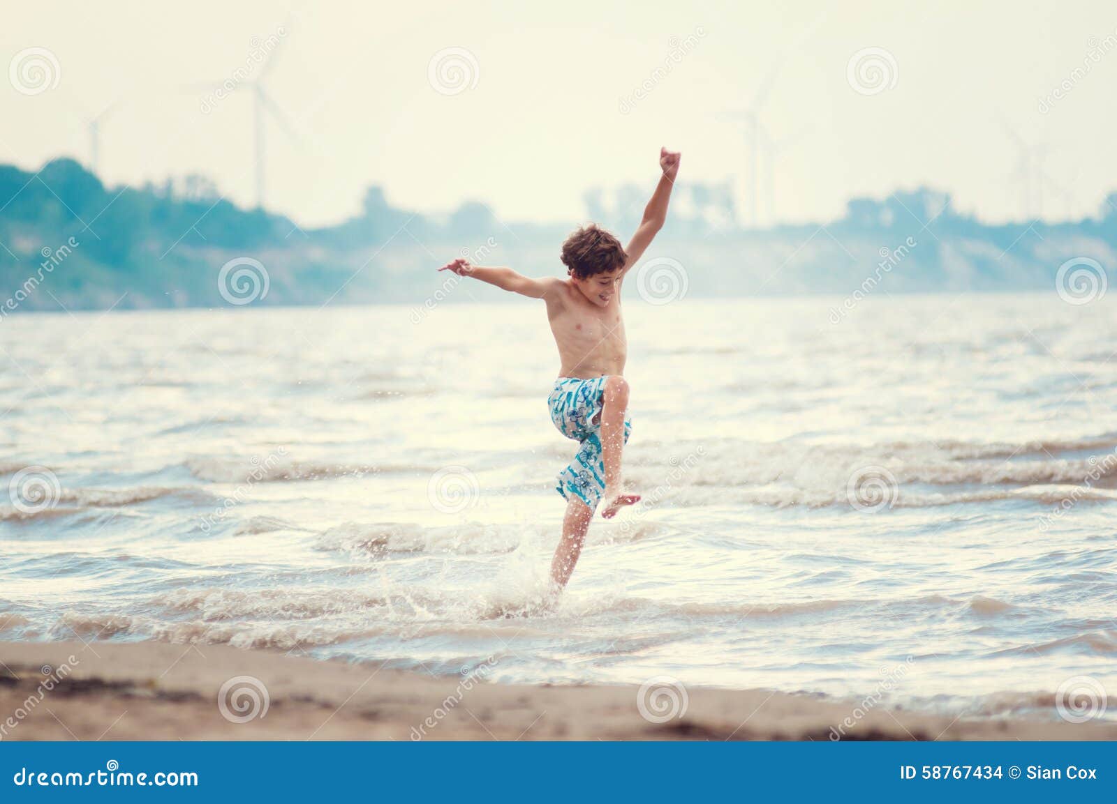 Summer fun stock photo. Image of summer, jump, childhood - 58767434